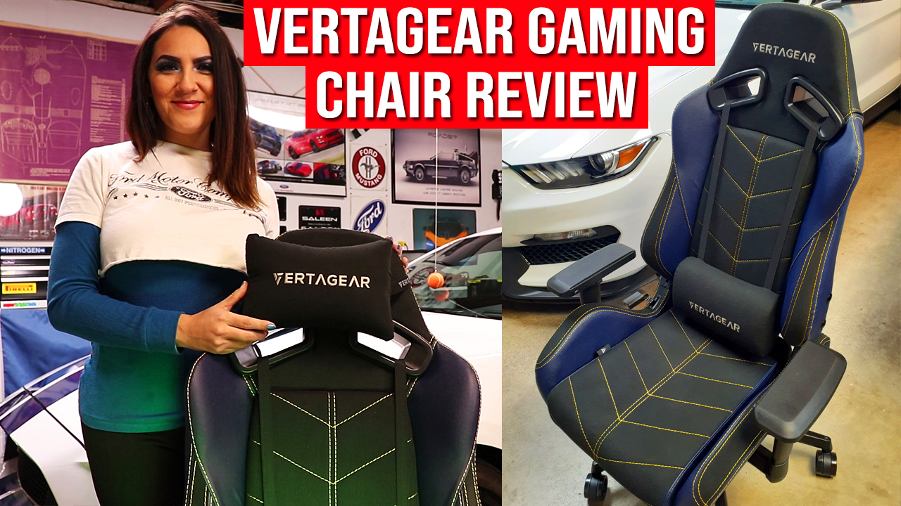 Watch Vertagear Gaming Chair Review & Assembly on Amazon Live