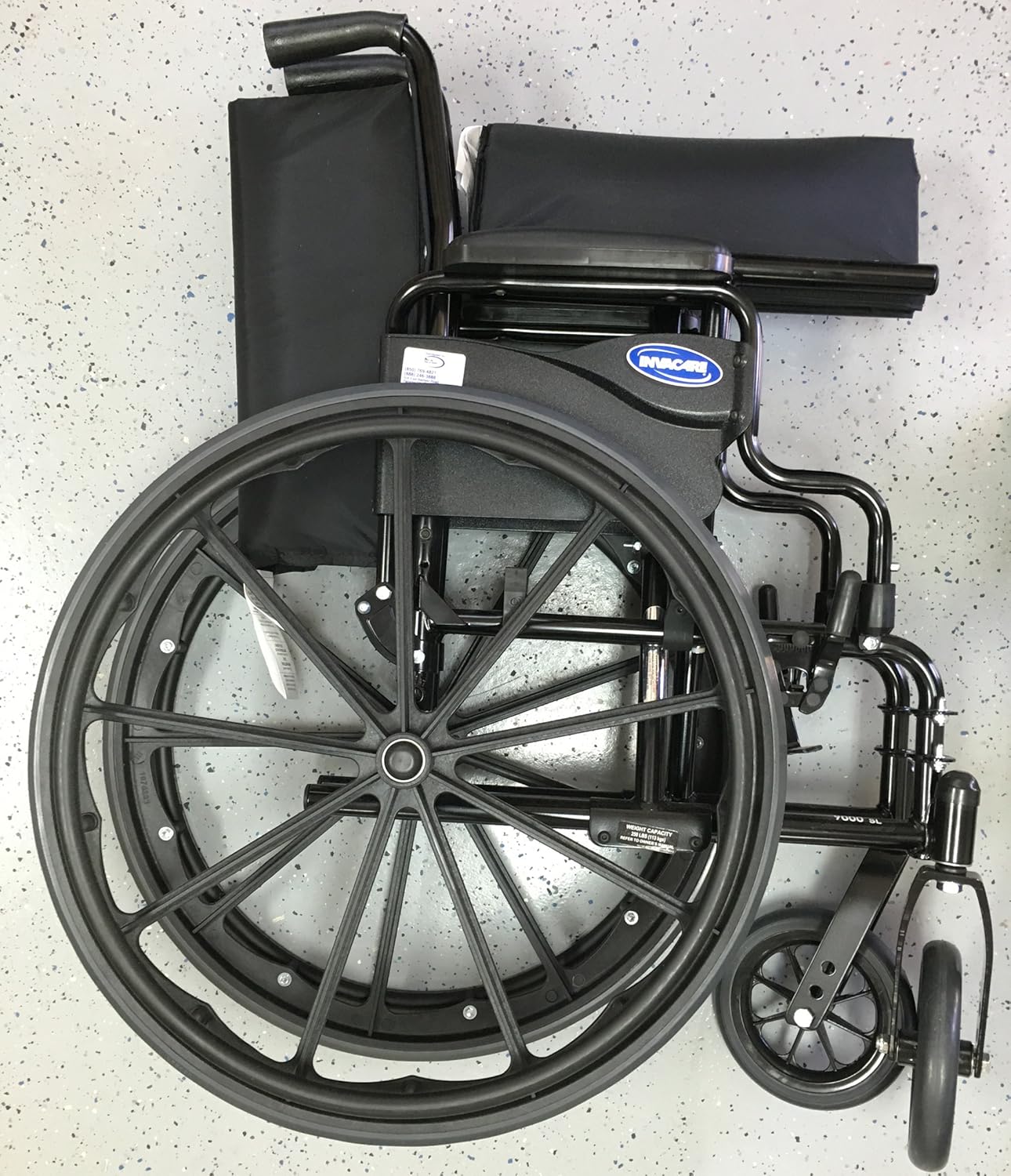 Amazon.com: Invacare 9000 SL Wheelchair - 18 x 16 Seat, Fixed Height ...