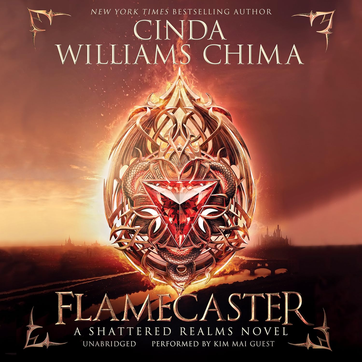 Amazon.com: Flamecaster: A Shattered Realms Novel: 9781504731157: Chima, Cinda Williams, Guest ...