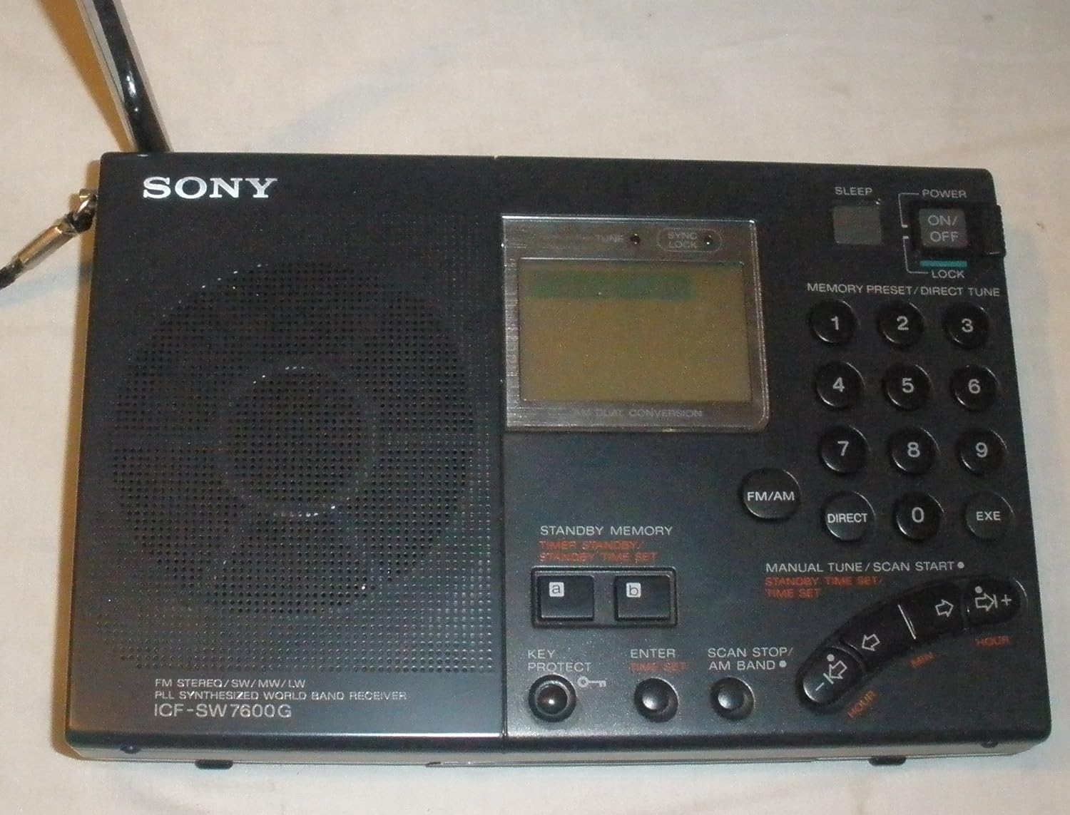 Sony icfsw7600g worldband Receptor de Radio (descontinuado por el ...