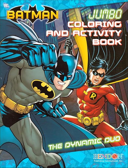 Amazon.com: BATMAN Jumbo Coloring and Activity Book : Toys & Games