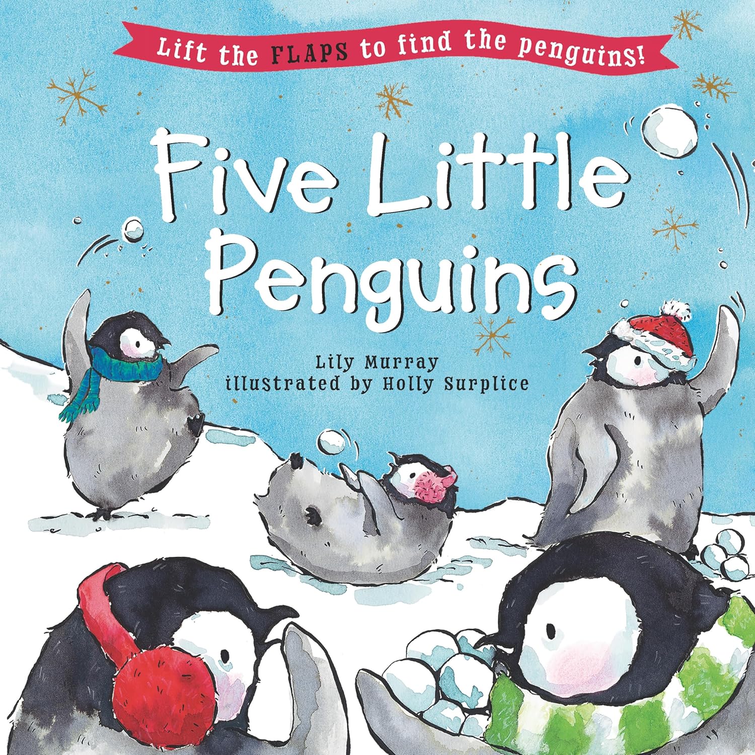 Amazon.com: Five Little Penguins (Five Little... Lift-the-Flap Books ...
