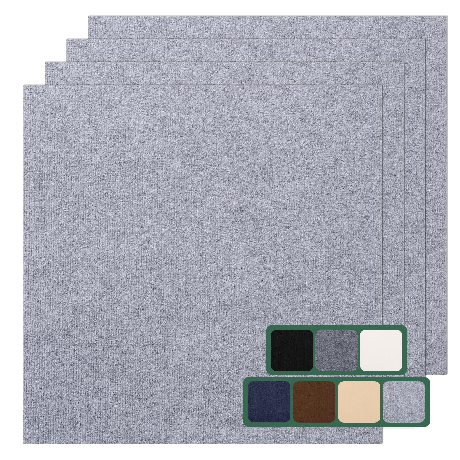 Snapklik.com : VallisCo 30 Pack Carpet Tile - 12” X 12” Self Adhesive ...