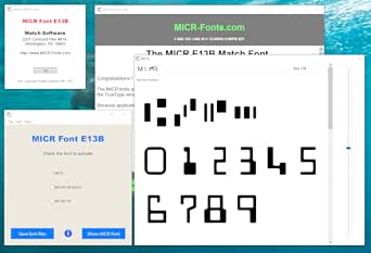 MICR Font E13B App [Download] : Amazon.de: Software