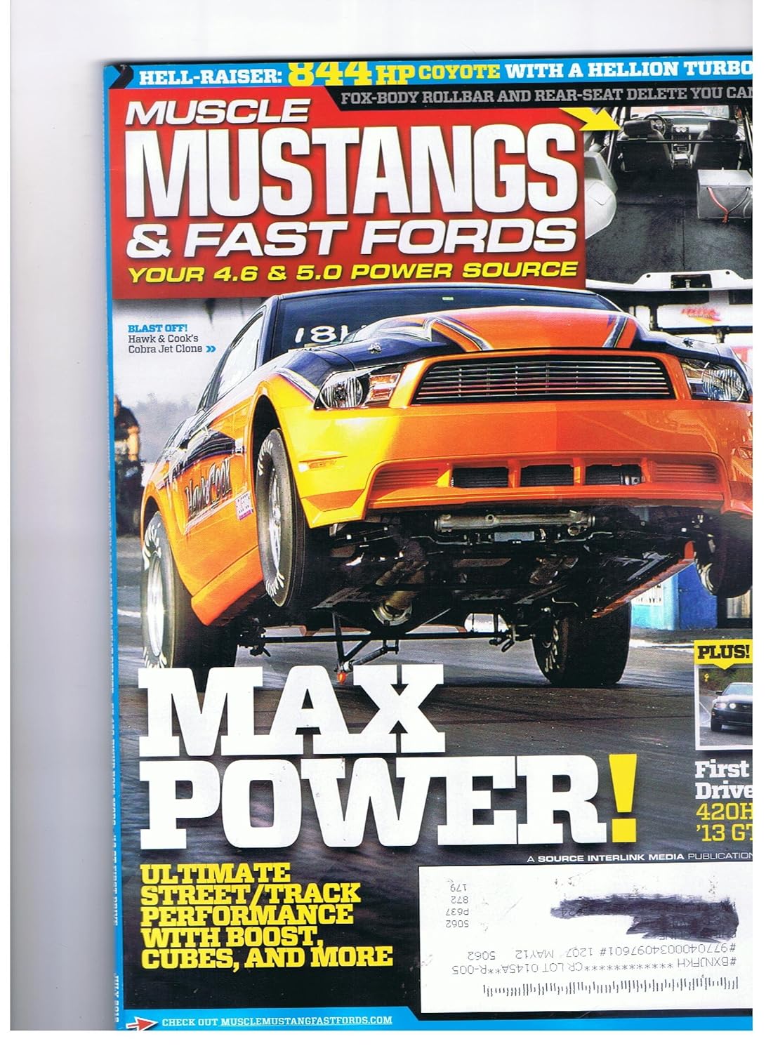 Muscle Mustangs & Fast Fords Magazine July 2012 Max Power: Amazon.com ...