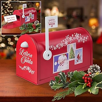 Amazon.com: Mr. Christmas 24061 Santa's Enchanted Mailbox, One Size ...