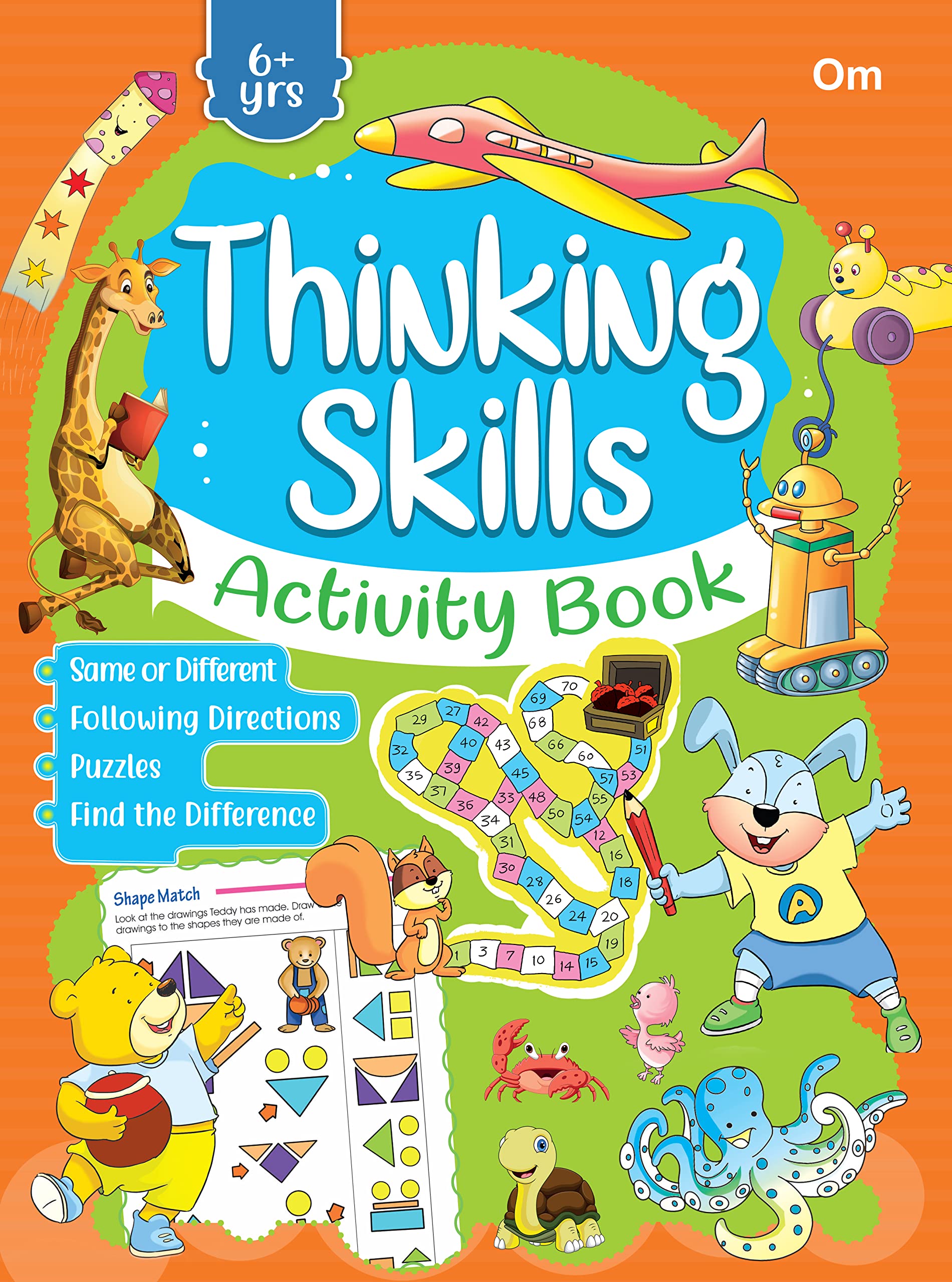 Buy Thinking Skills Activity Book- Colourful activities for kids Book ...