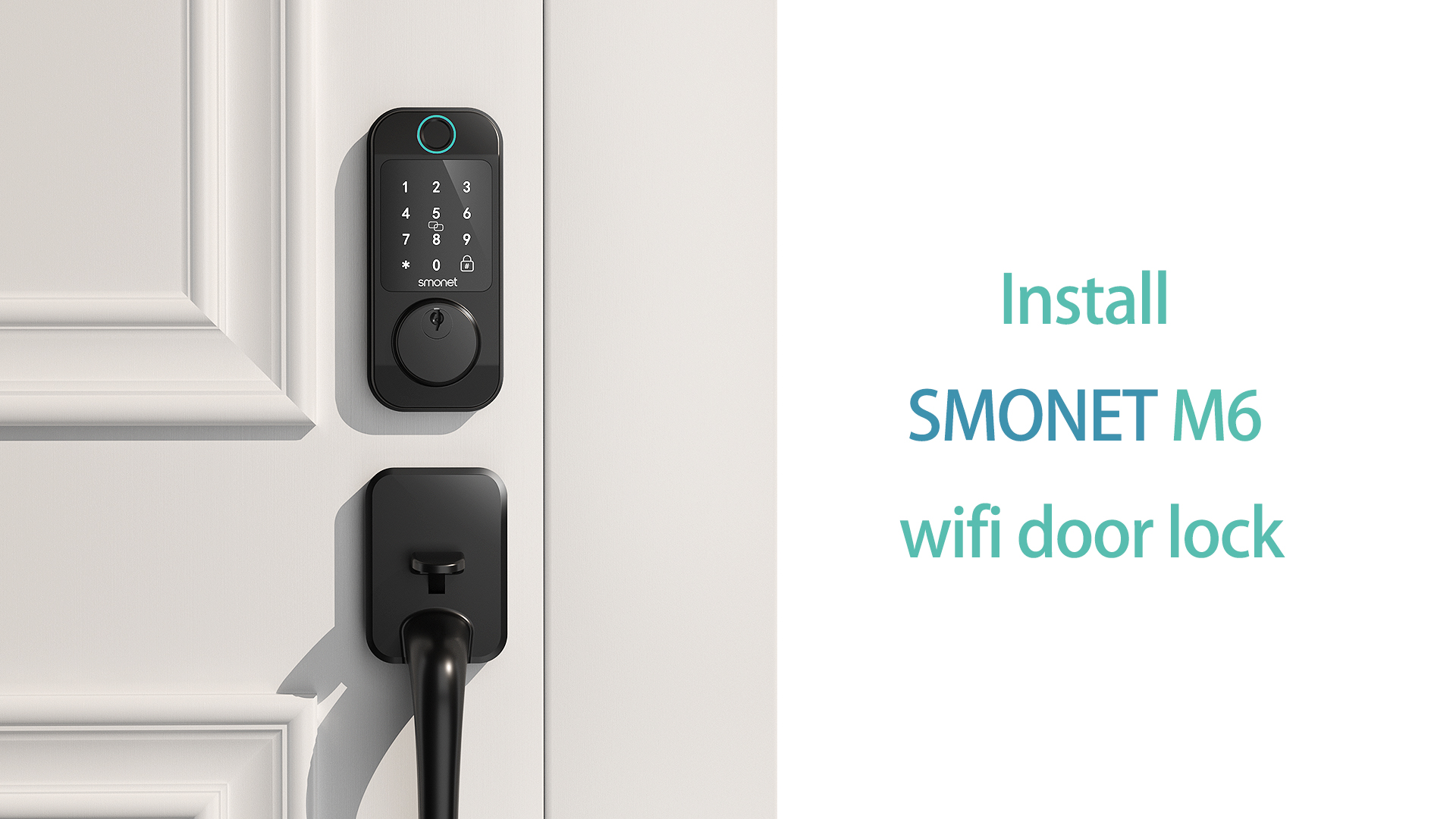 Watch Step1-Install SMONET M6 wifi door lock on Amazon Live