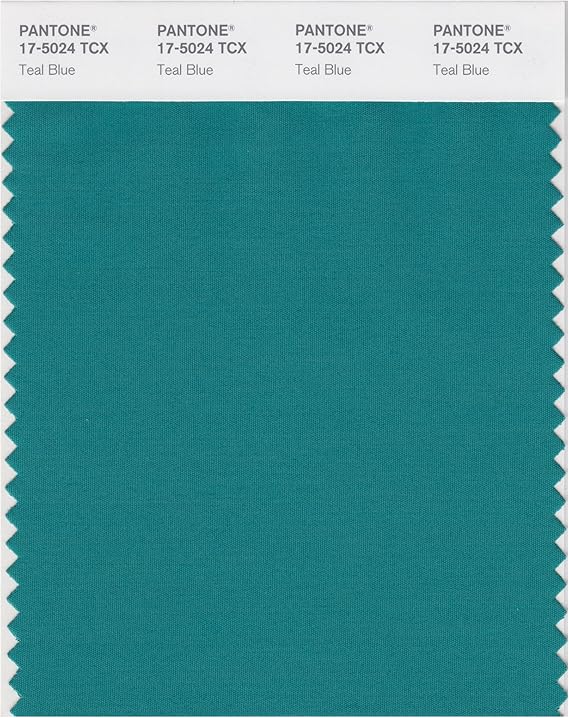 PANTONE Smart 17-5024X Color Swatch Card, Teal Blue - Wall Decor Stickers - Amazon.com