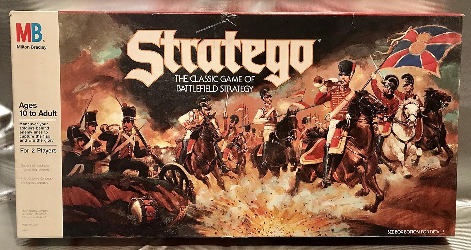 Amazon.com: Stratego - The Classic Game of Battlefield Strategy 1986 ...