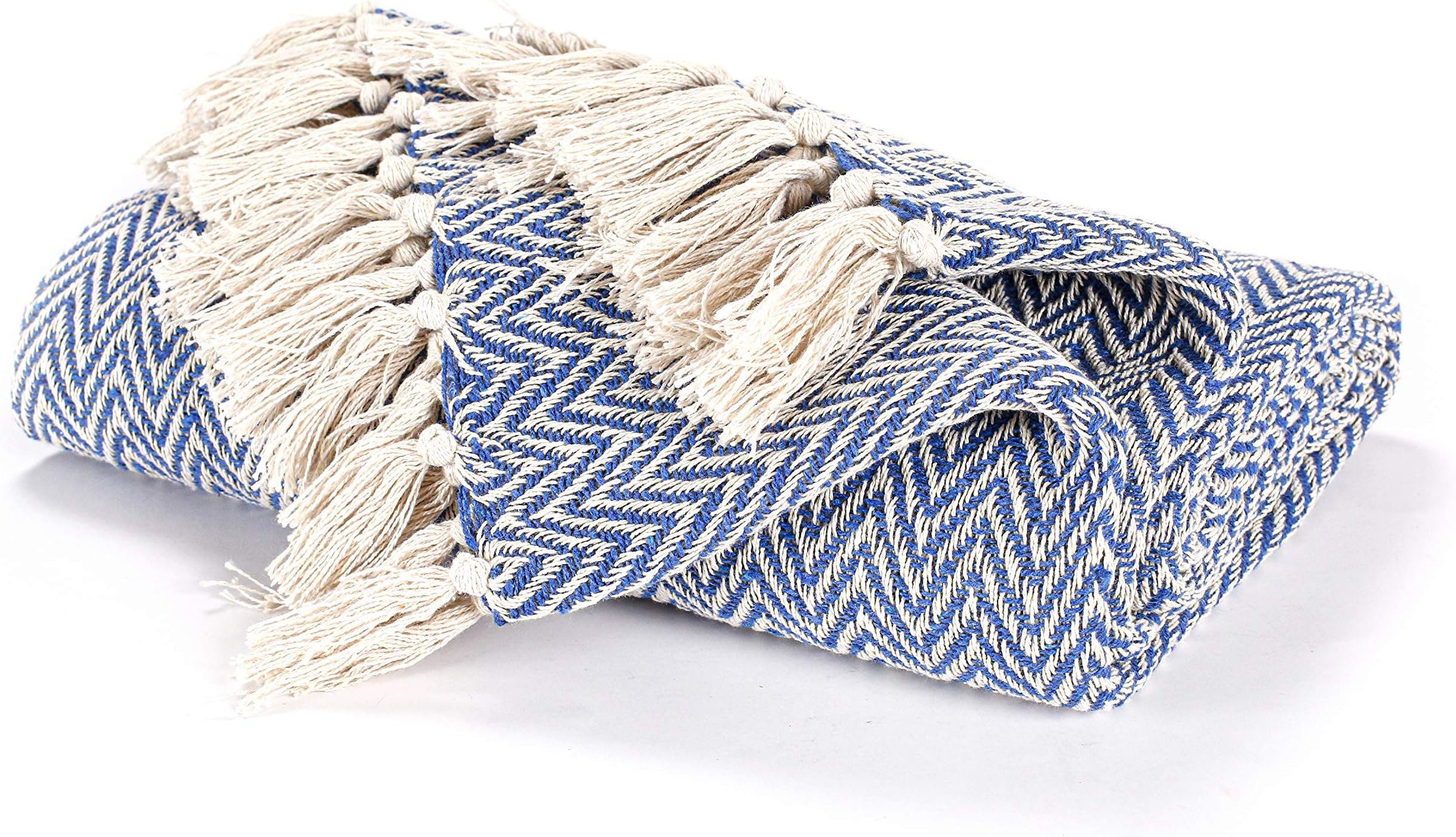 EHC Cotton Handwoven Reversible Single Sofa Throw Arm Chair Cover 125 x ...