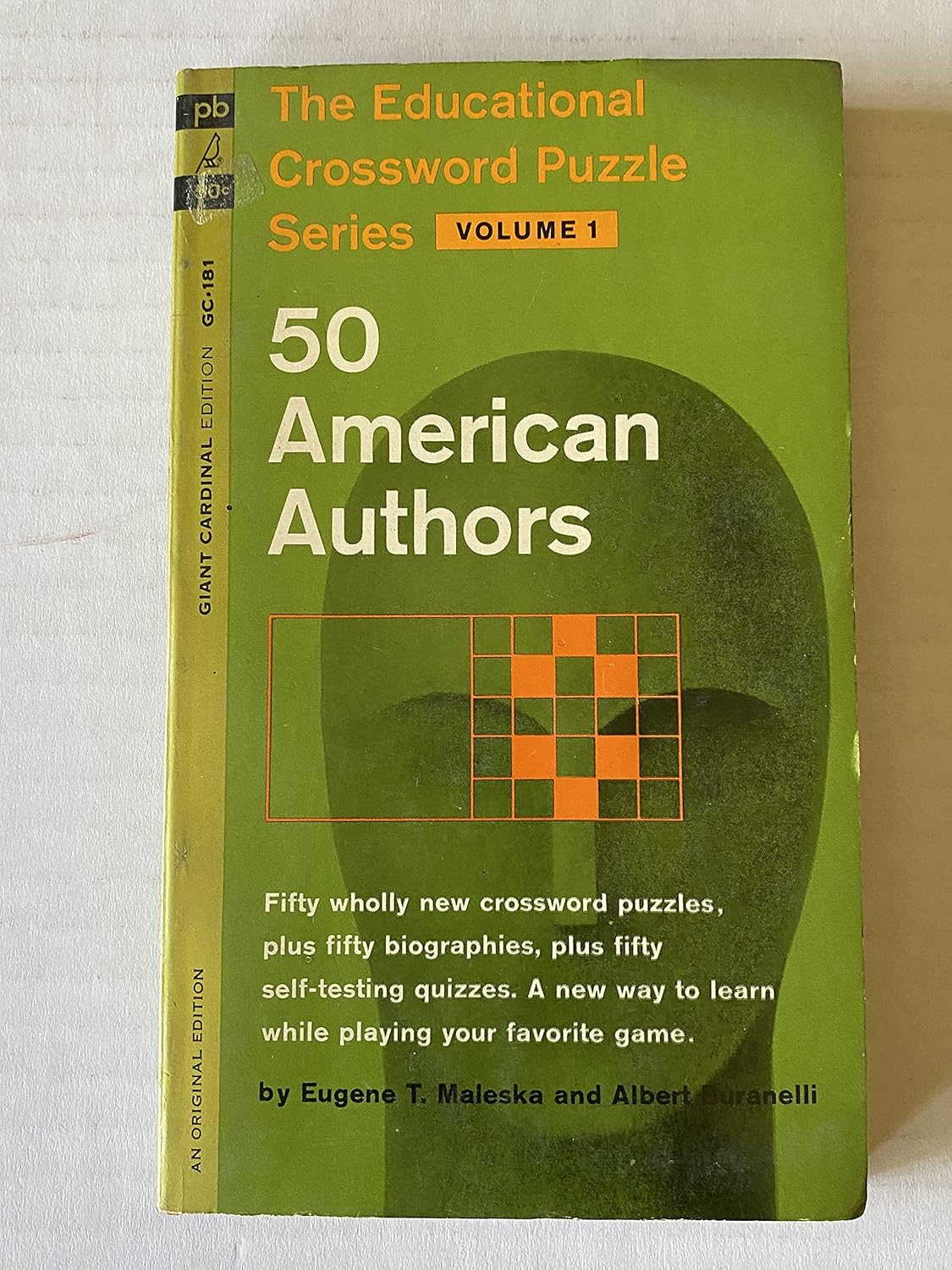 50 American Authors: The Educational Crossword Puzzle Series Volume 1 ...