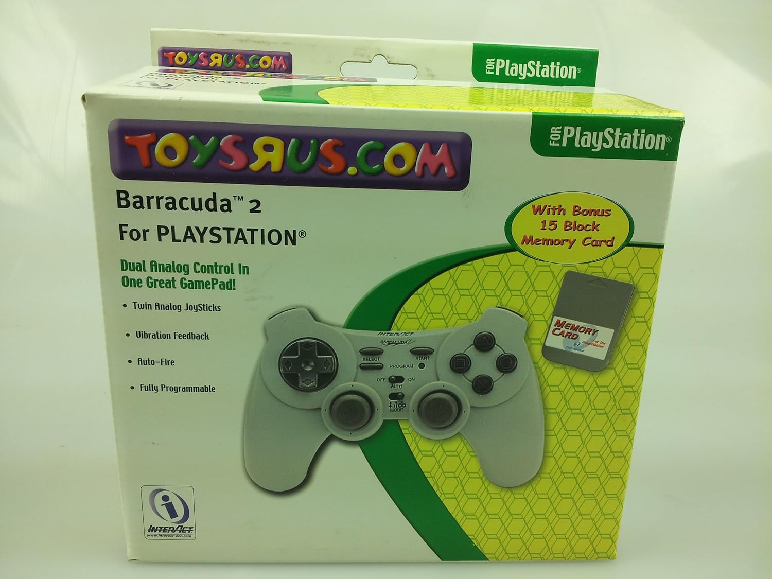 Playstation Barracuda 2 Controller with Memory Card (Toys R Us) : Buy ...