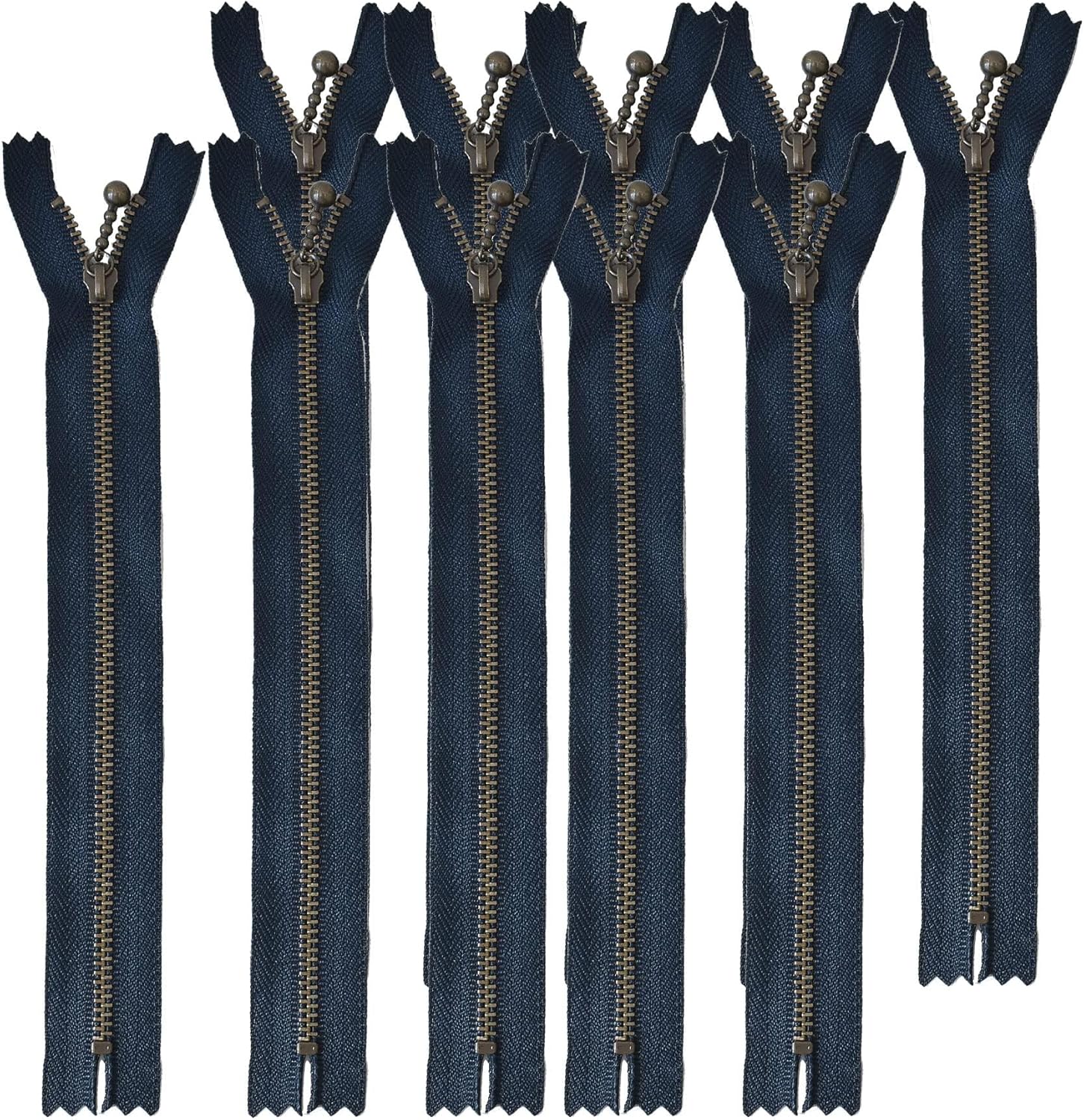 Amazon | YKK 玉付きファスナー アンティークゴールド 14cm 10本（#395 B-16） | ボタン 通販