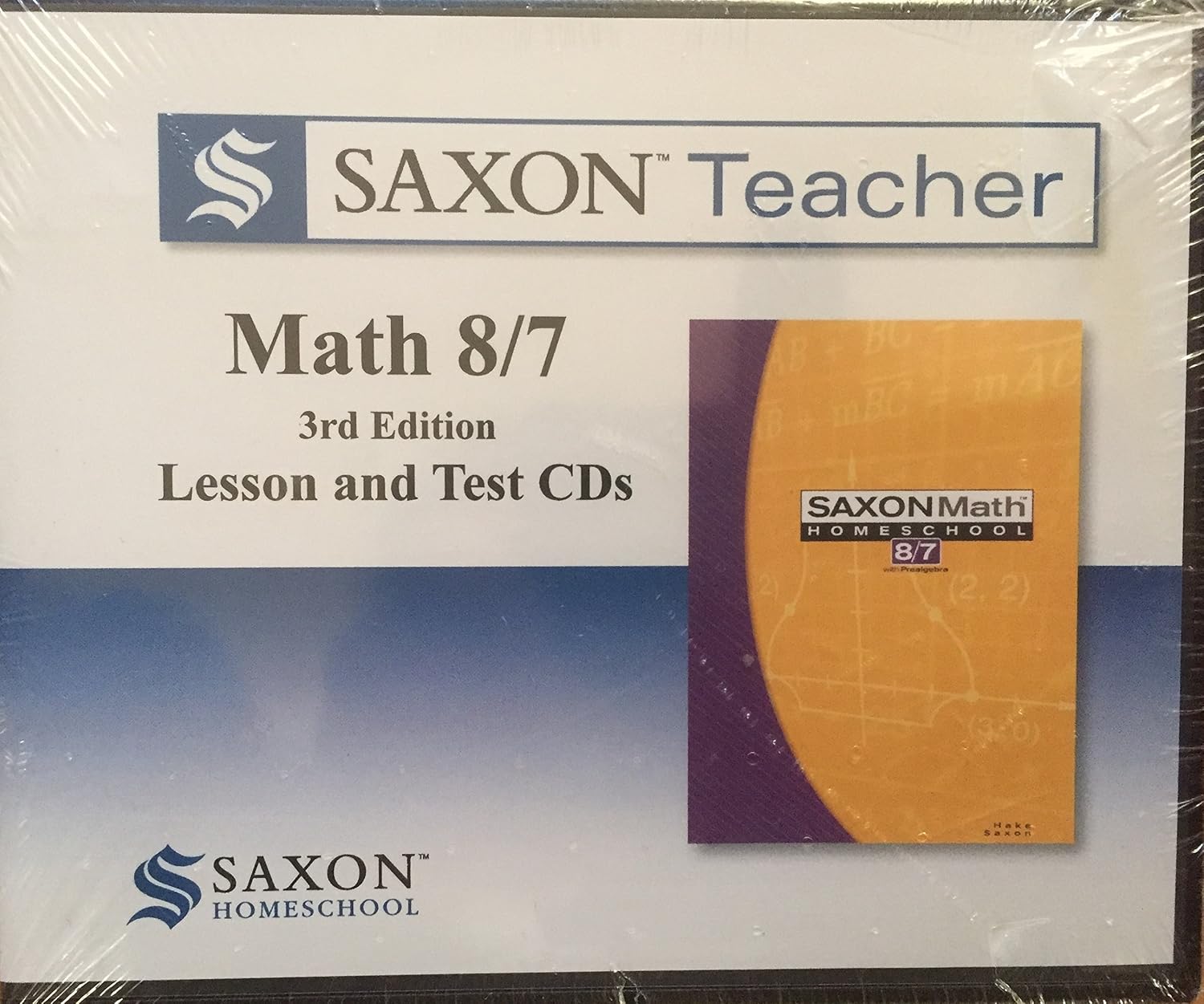 Saxon Teacher for Math 8/7, 3rd Edition: 9781602773905: Amazon.com: Books