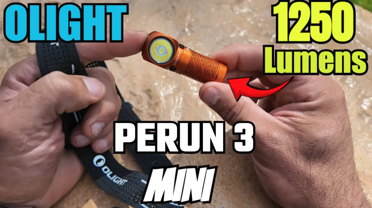 Watch Perun 3 mini My favorite Headlamp for outdoors on Amazon Live