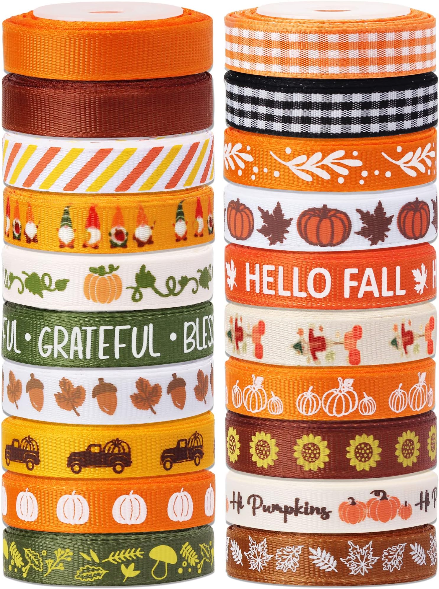 Amazon.com: Hying 12 PCS Halloween Ribbons for Gift Wrapping, 4/5 ...