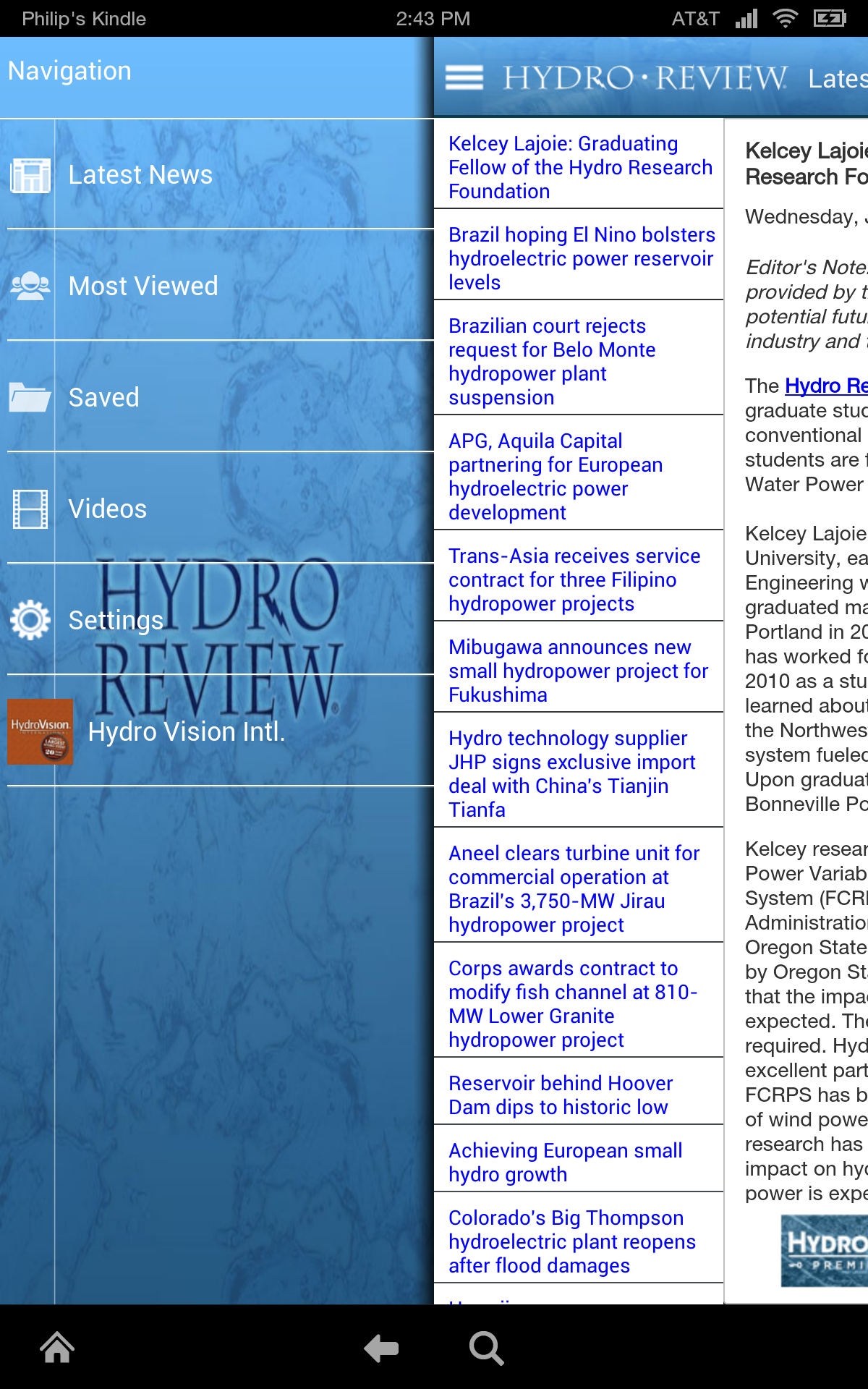 Hydro Review - App on the Amazon Appstore