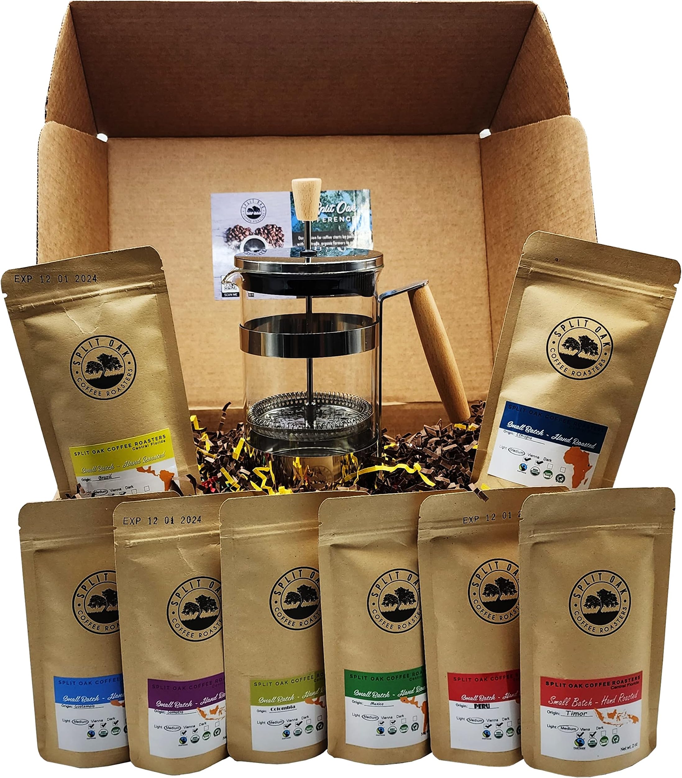 Amazon.com: Bean Box Coffee + Chocolate Tasting Box | Specialty Coffee ...