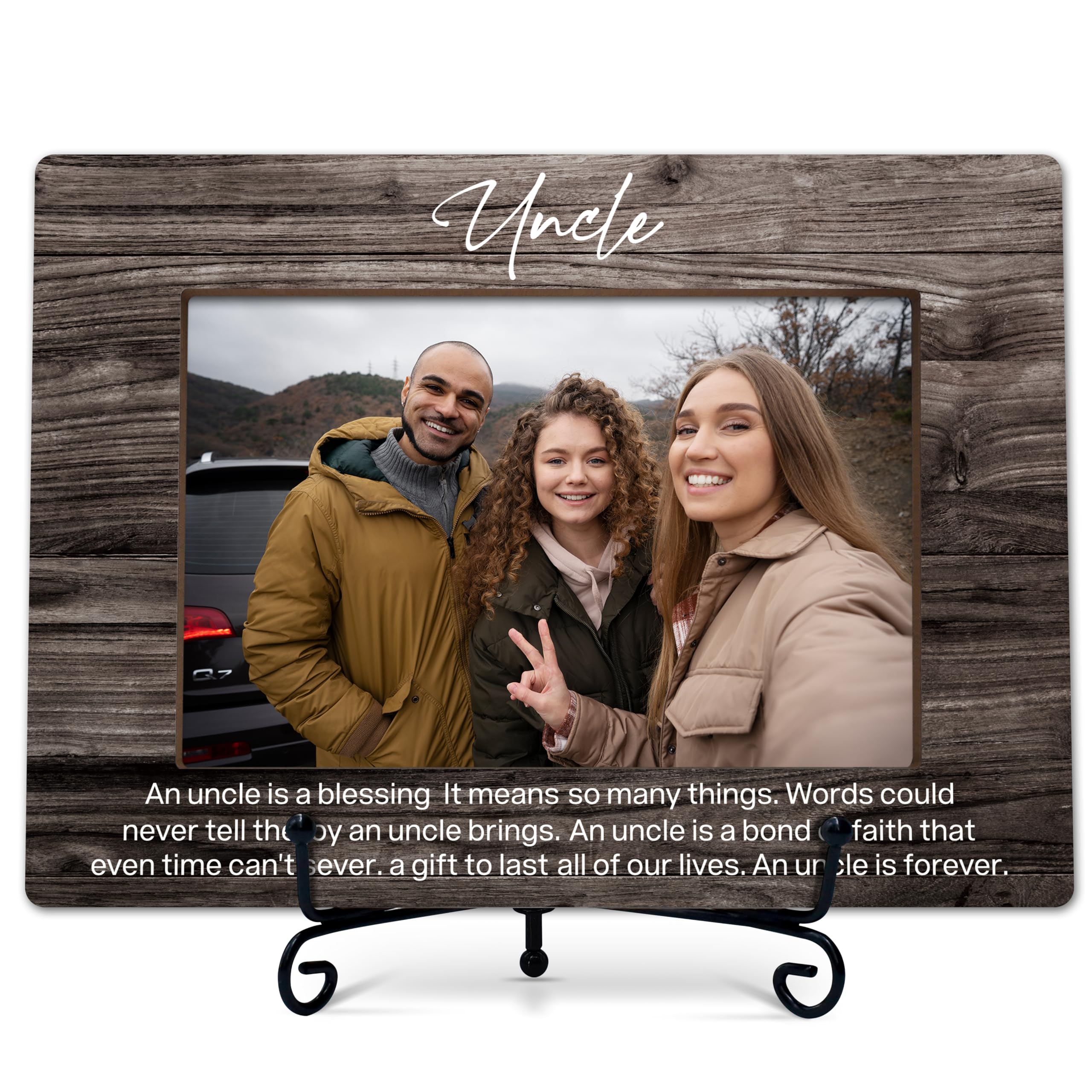 Amazon.com - CTLHKY Uncle Photo Frame, Best Uncle Wooden Tabletop ...