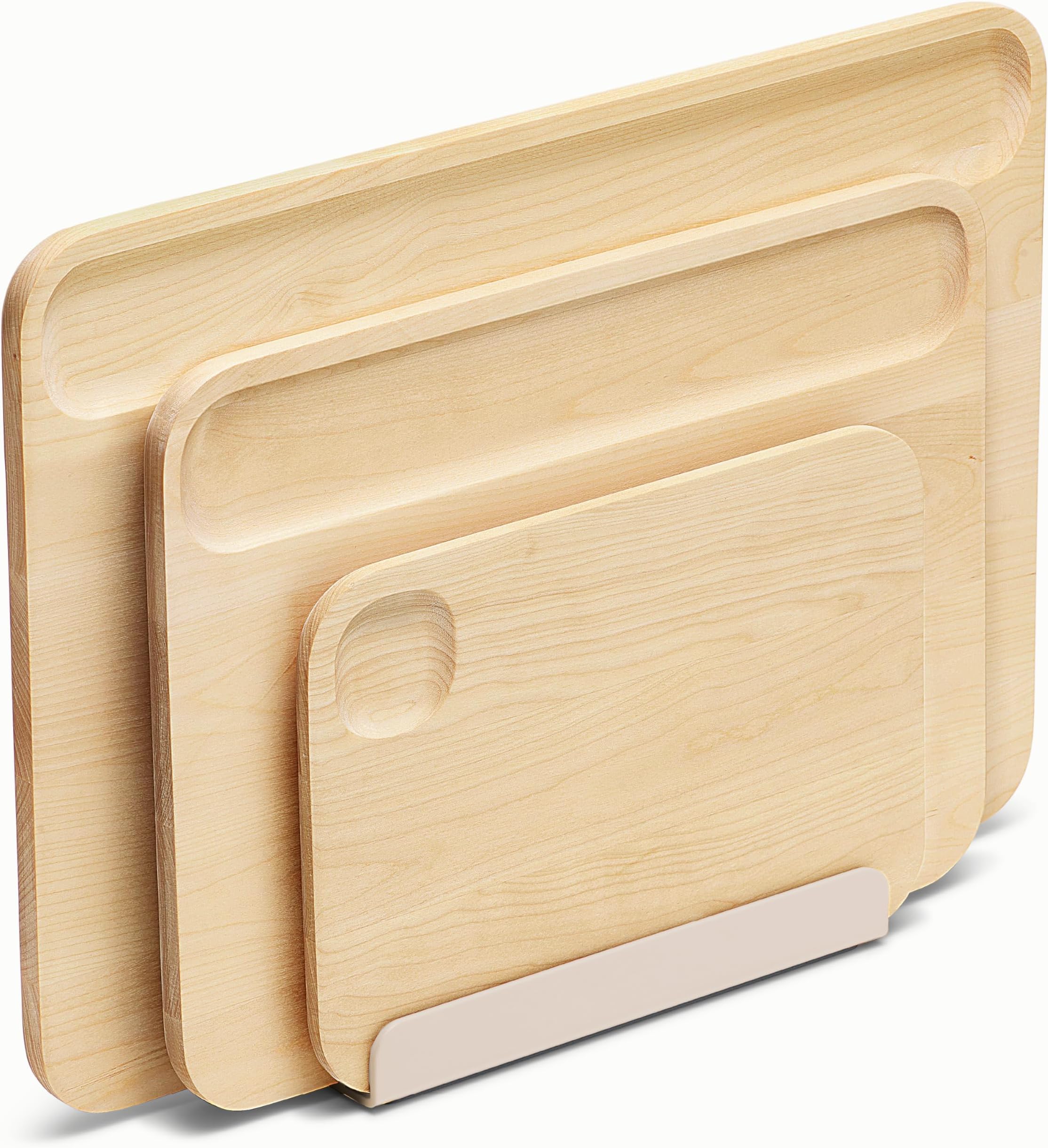 Amazon.com: Caraway 4-Piece Cutting Board Set - Wood Cutting Board Set ...