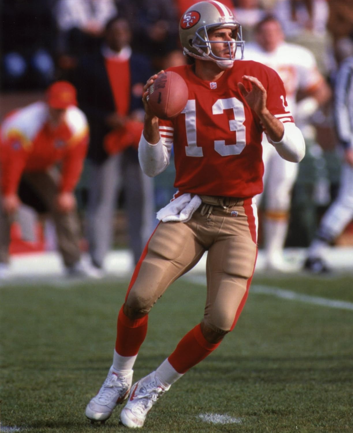 Amazon.com: STEVE BONO SAN FRANCISCO 49ERS 8X10 SPORTS ACTION PHOTO (A ...