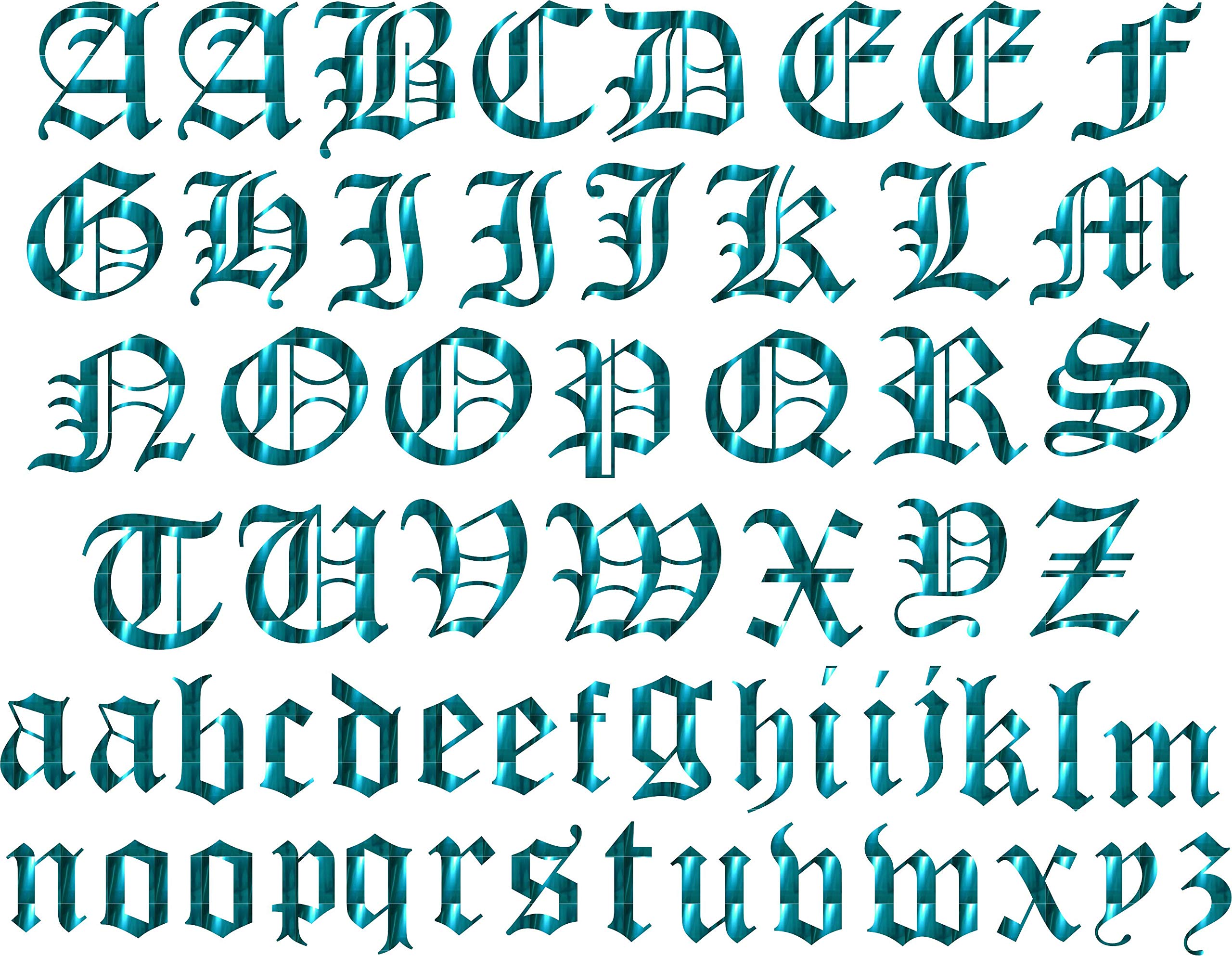 Old English Letters A Z