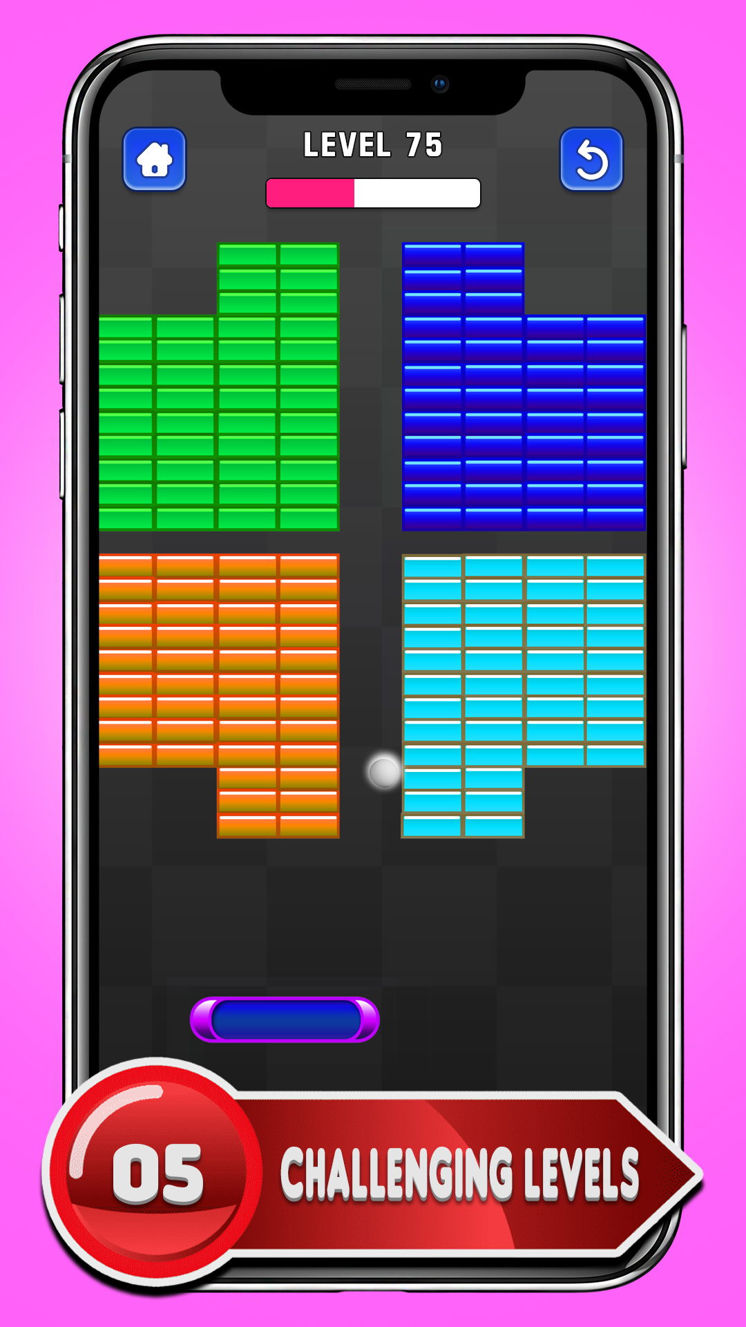 Bricks Breaker: Brickscapes Magic Tiles Blast - Shoot and Smash the Bricks - App on Amazon Appstore