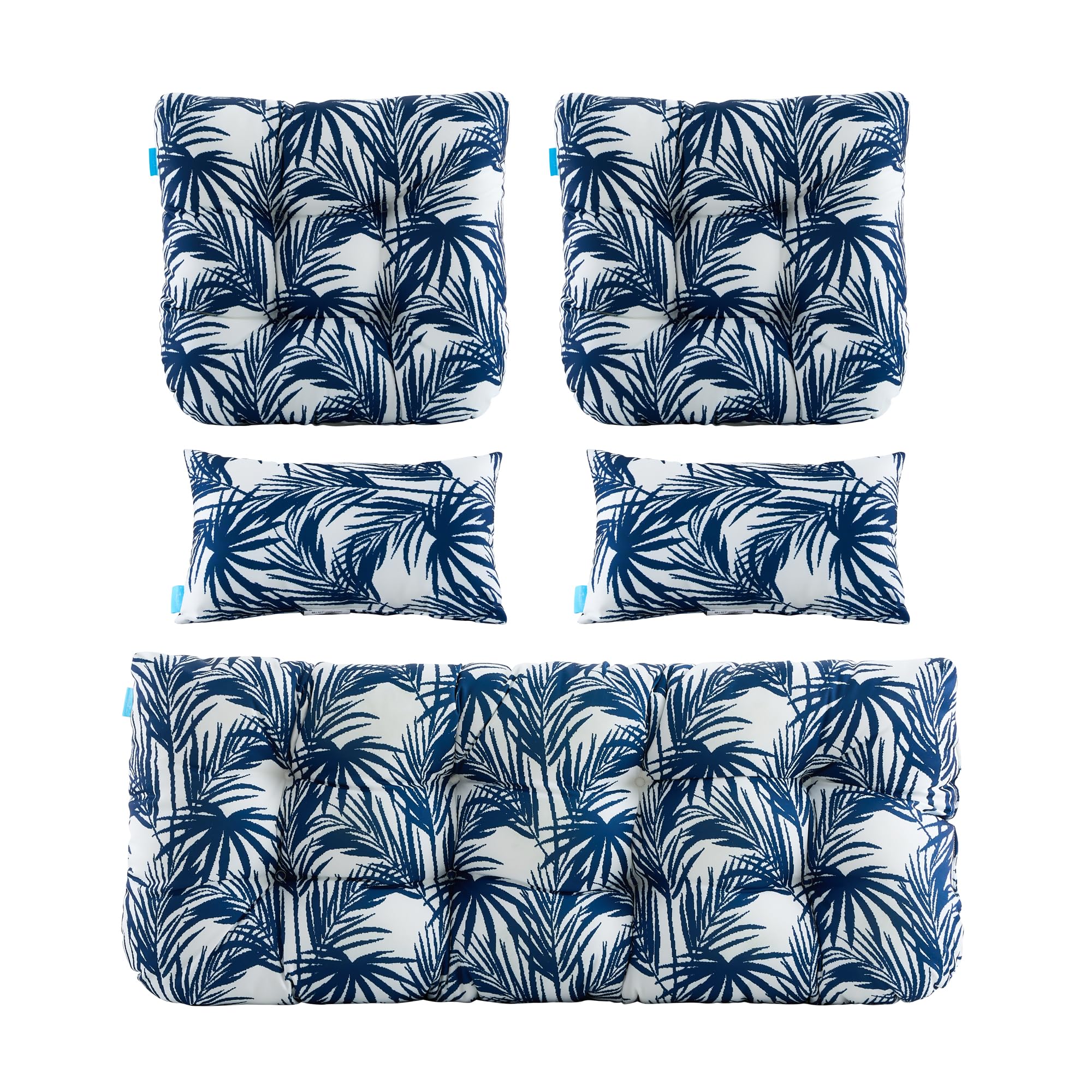 Amazon.com : ARTPLAN Outdoor Cushions for Settee,Wicker Loveseat ...