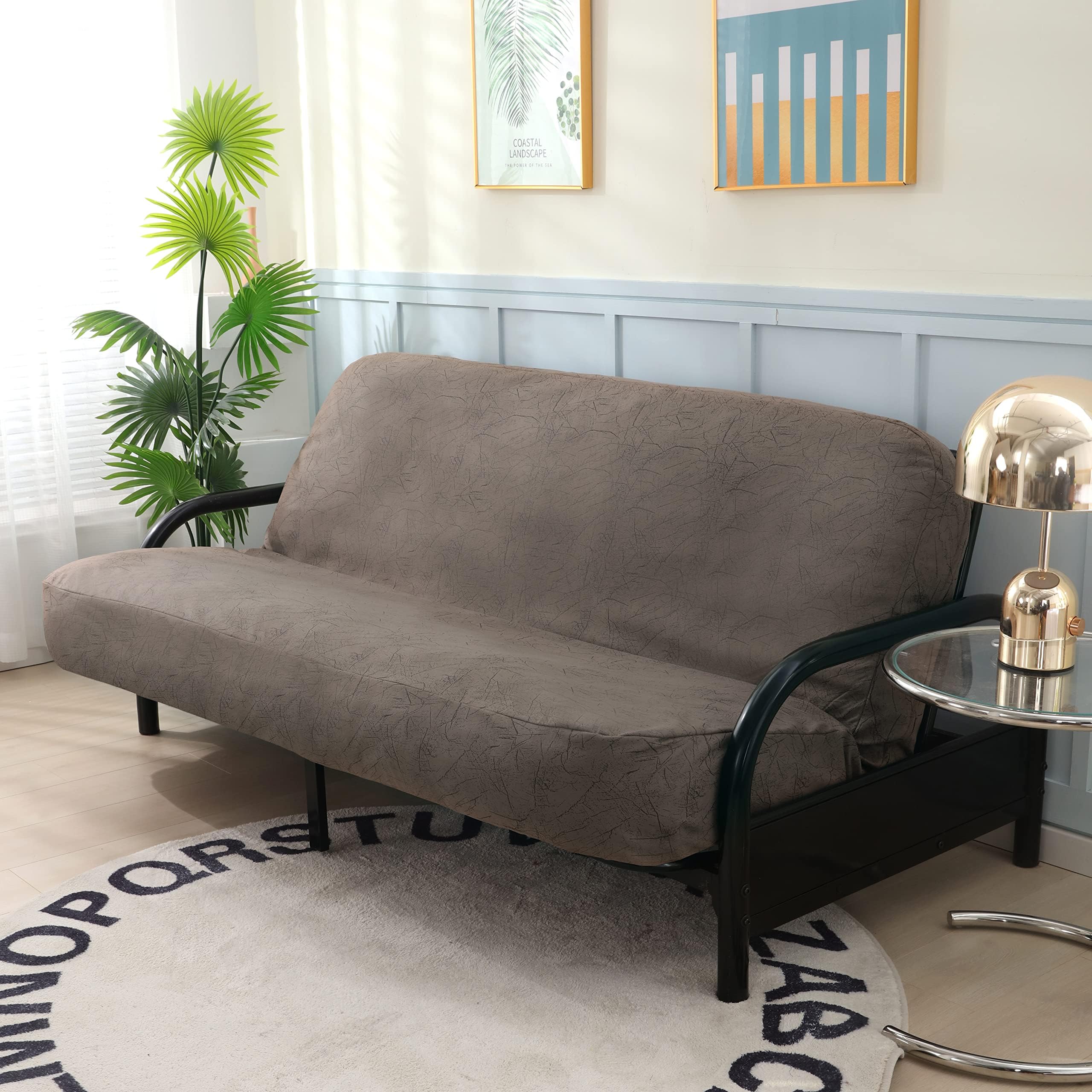 Amazon.com: Futon Cover Only UpNorth Premium Fabric Collection Fits 6-8 ...