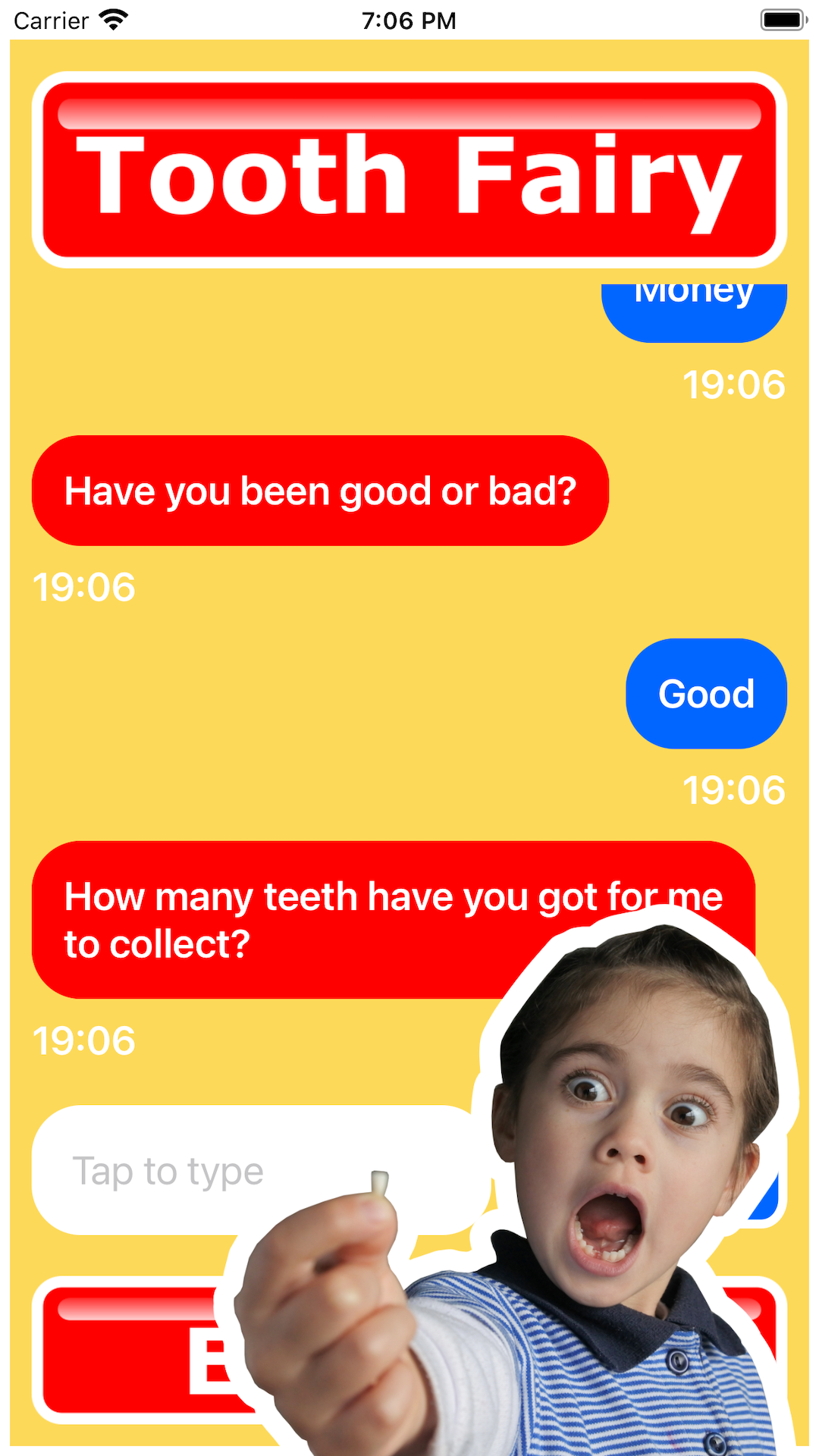 Call Tooth Fairy Voicemail & Text - App on Amazon Appstore