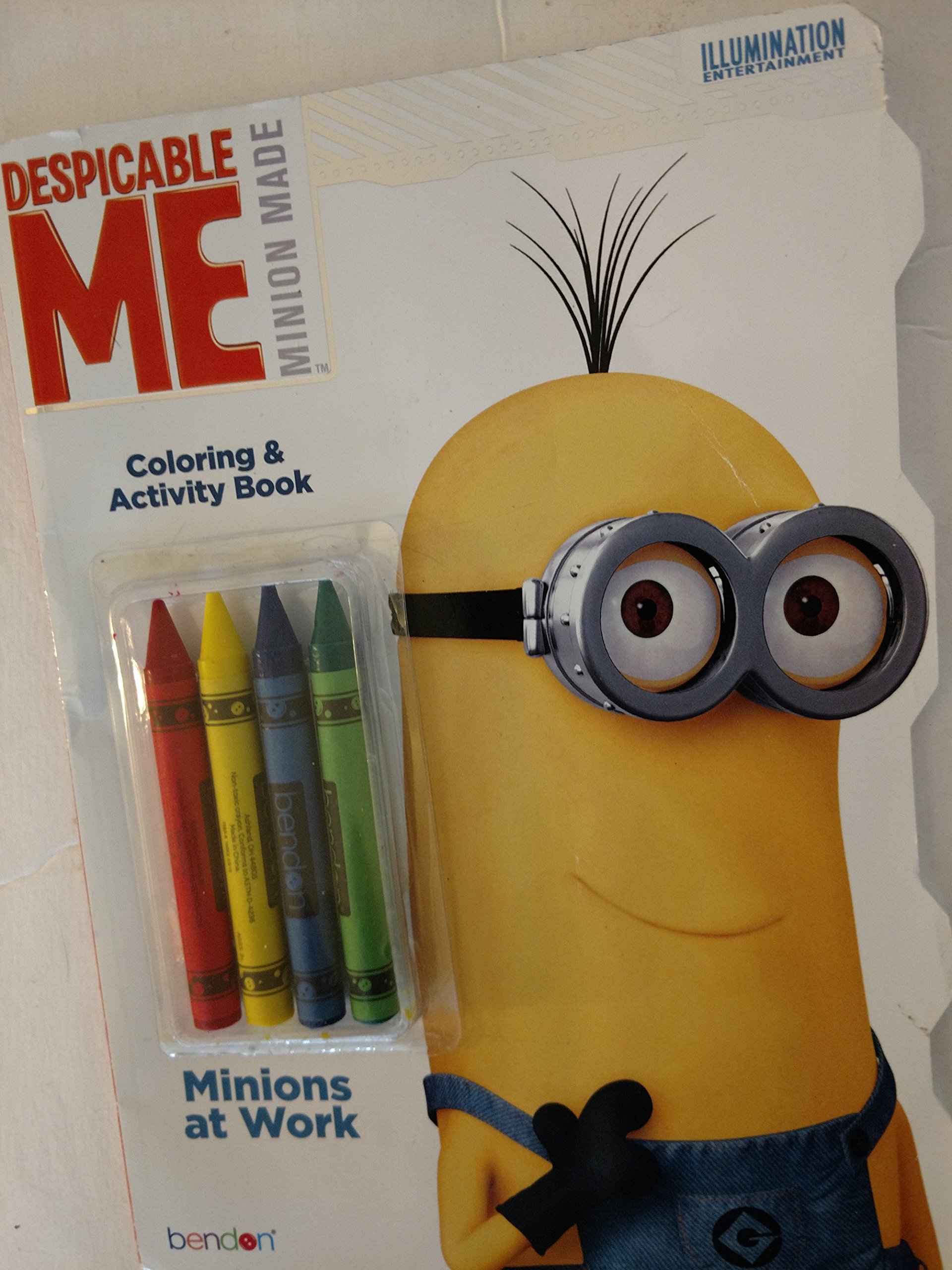 Despicable Me Minion Made Coloring & Activity Book With Crayons ...