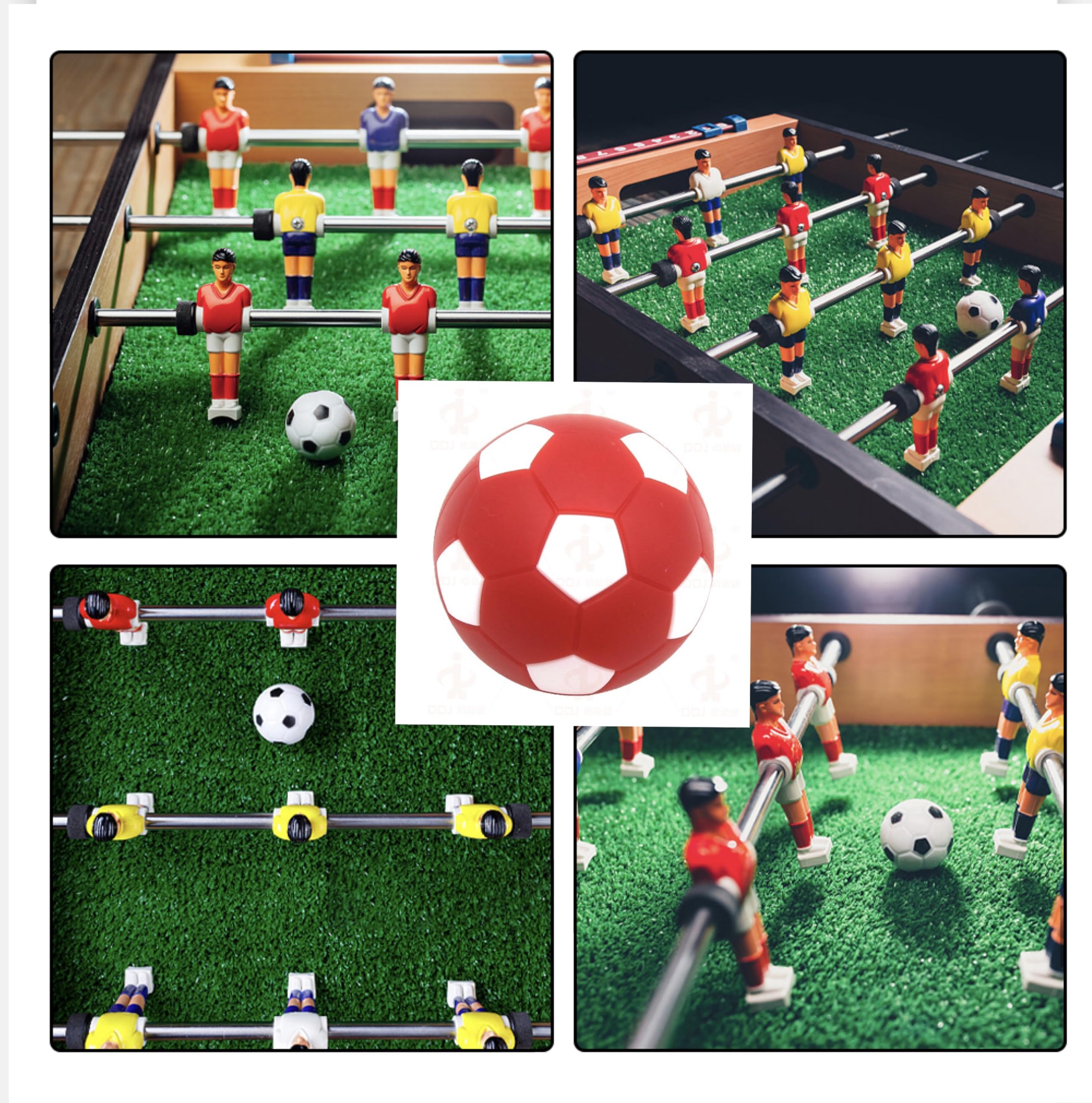 SuXHyez Mini Football Foosball Table Replacement Foosball Balls Six ...