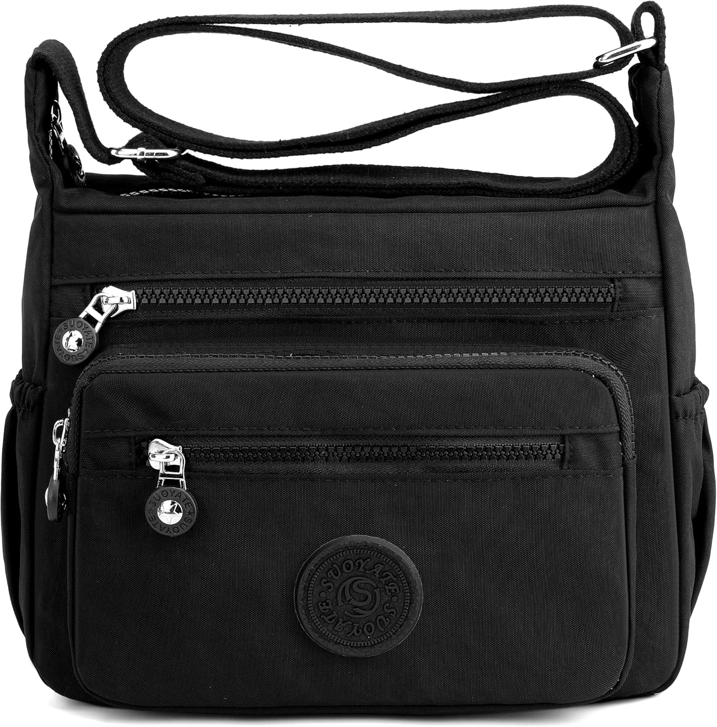 Amazon.com: Pealwel Women Shoulder Handbag Roomy Multiple Pockets Bag ...