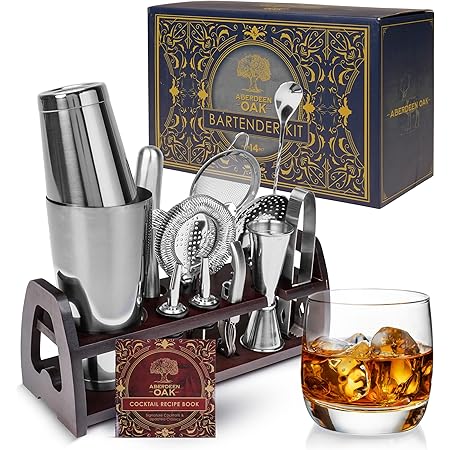 Amazon.com: JoyTable Bartender Kit - 12 Pack Classic Bottle Pourers ...