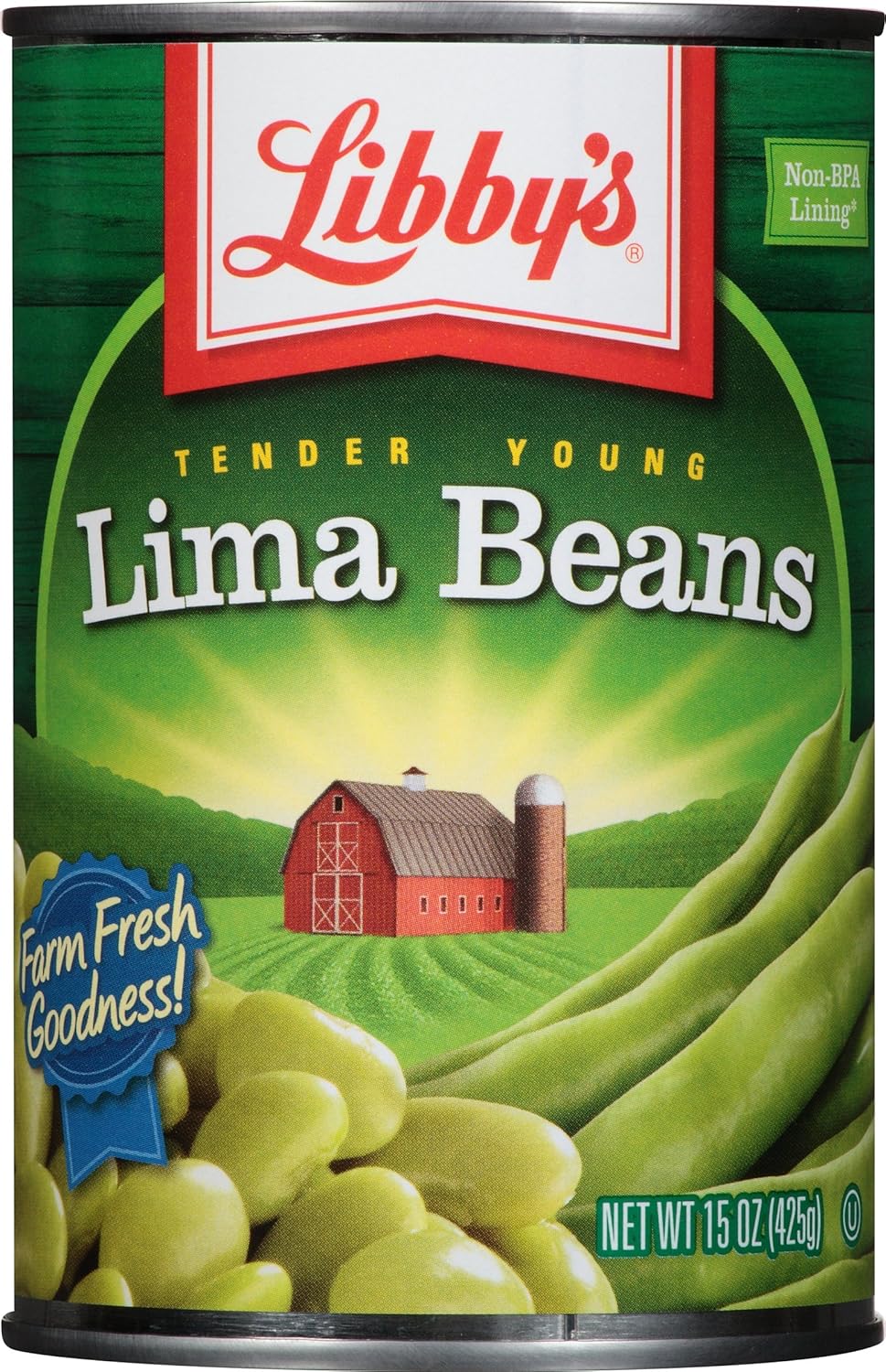 Amazon.com : Libby's Lima Beans, 15 Ounce (Pack of 12) : Beans Produce ...