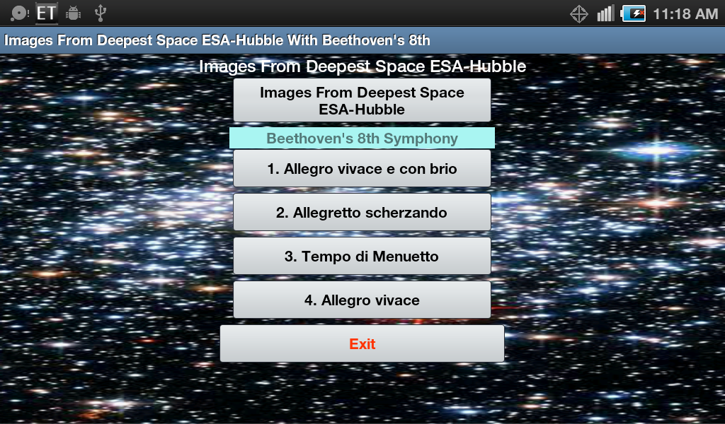 Images From Deepest Space With Music From Beethoven's Symphony Number 8 ...