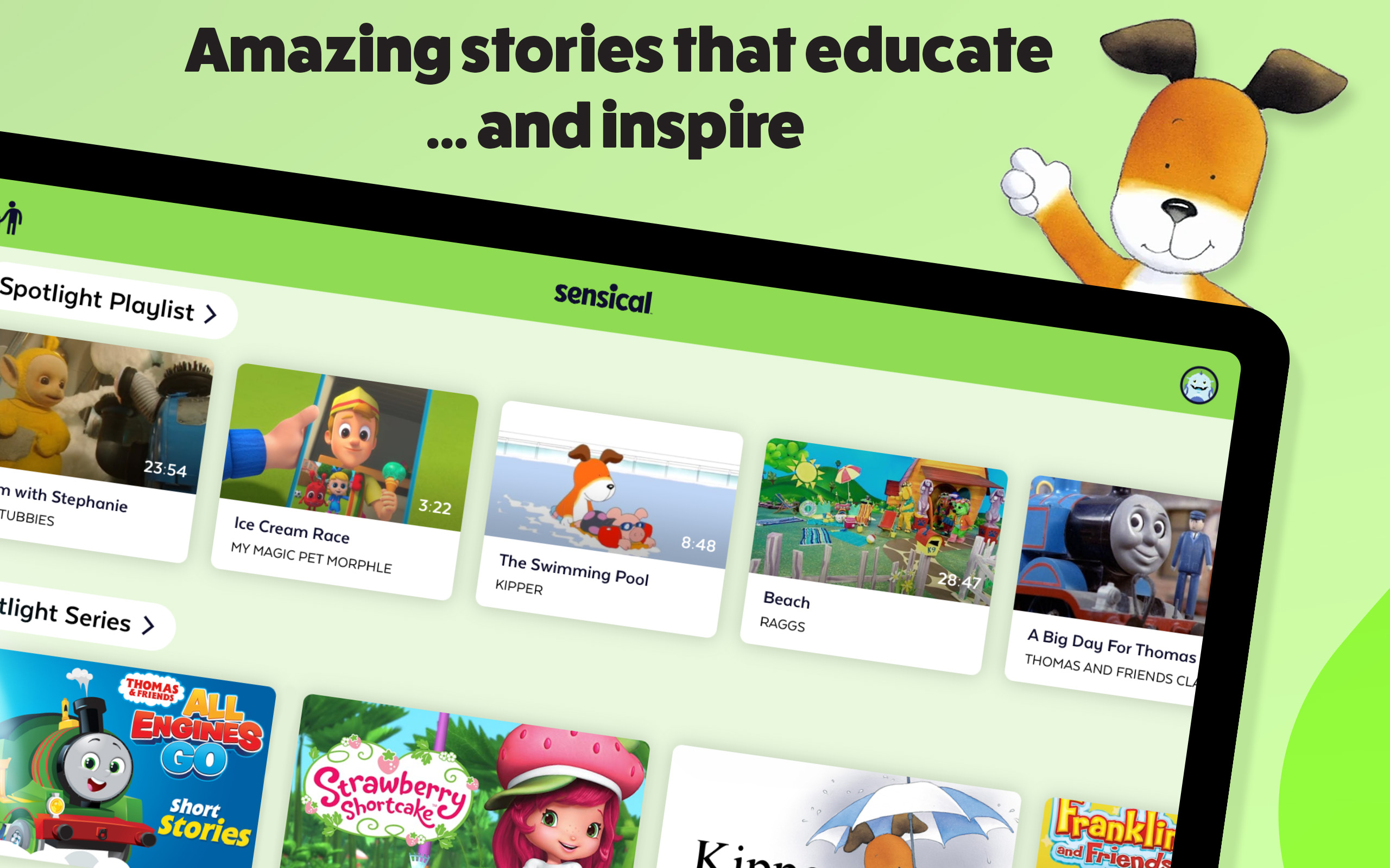 SENSICAL - The safest free streaming for kids with favorite characters ...