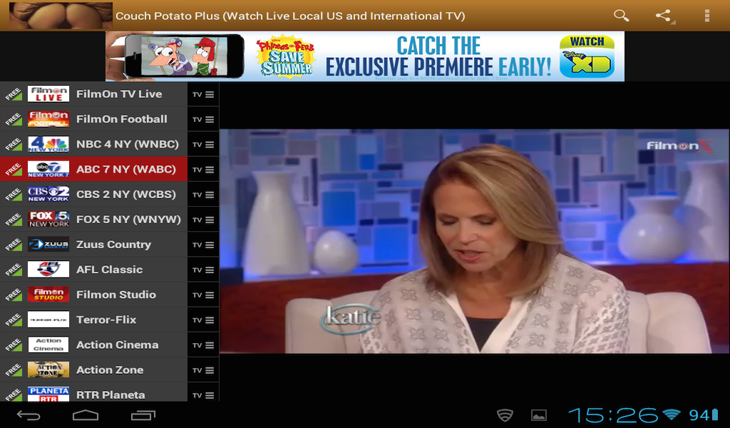 Couch Potato Tv List