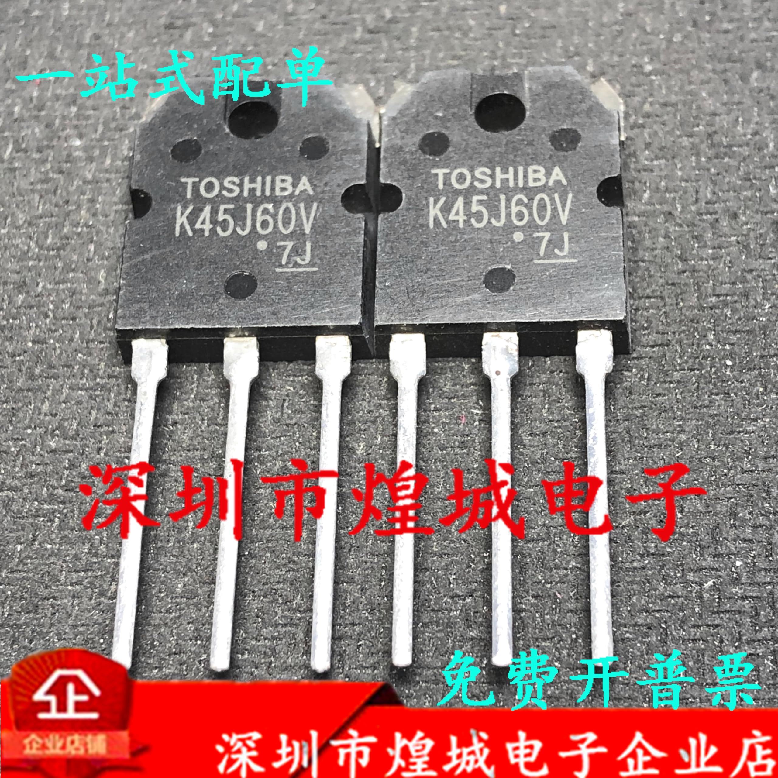 Transistor Lot TK45J60V Transistors 10-Pack - Original Genuine TO-3P ...