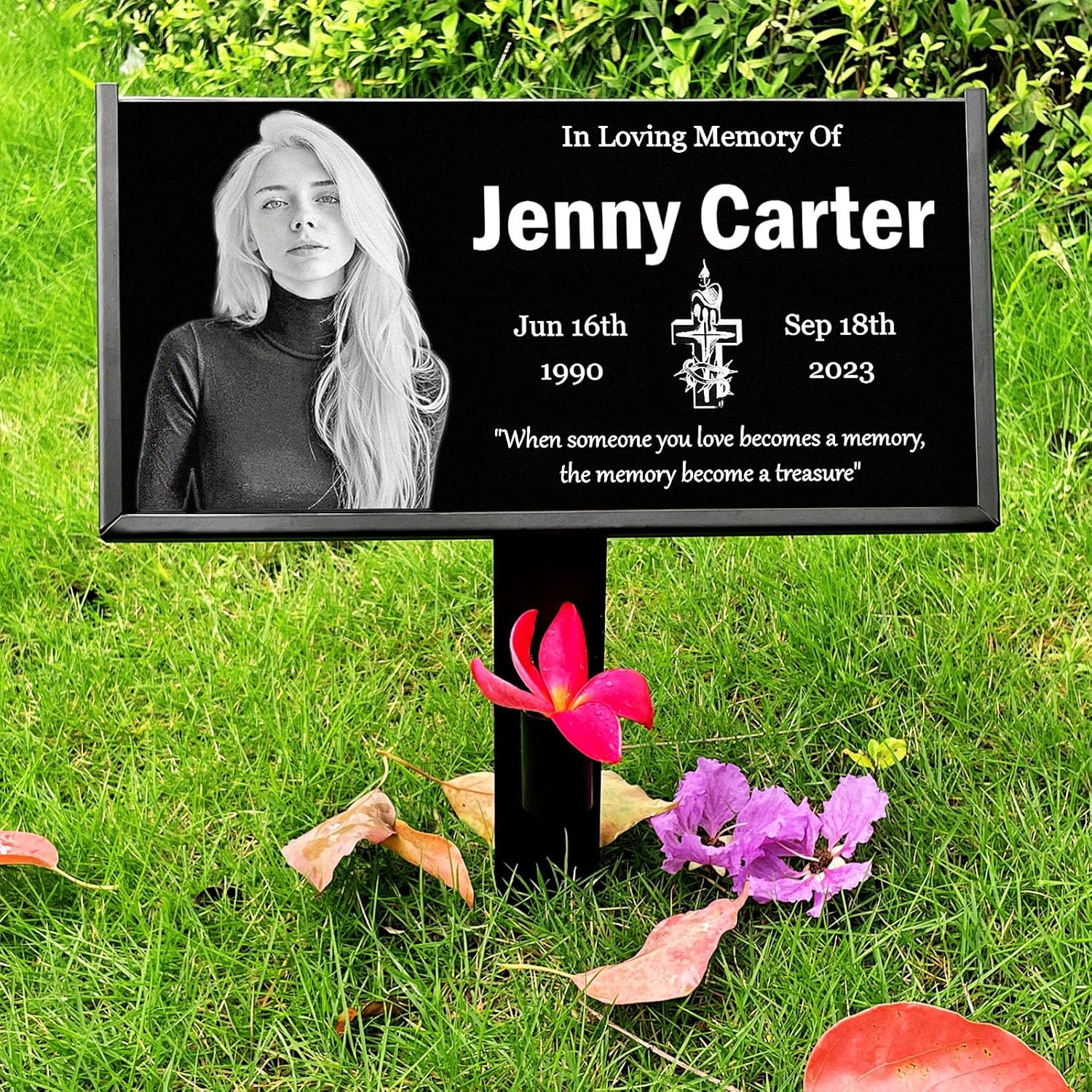 Amazon.com: ANGELBB Human Memorial Stone Personalized,Headstones for ...