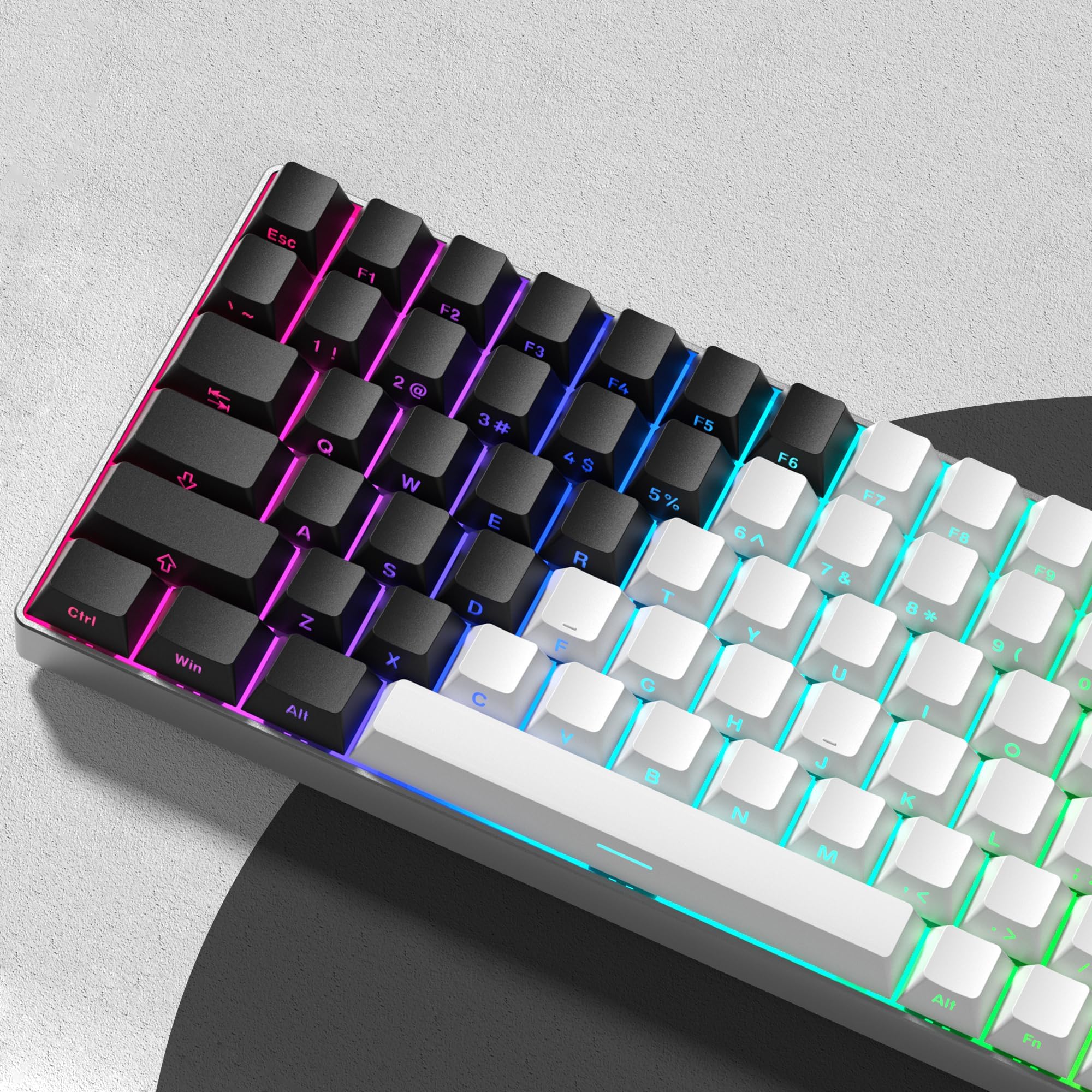 Amazon.com: dagaladoo Shine Through keycap,Double Shot PBT keycaps 60 ...