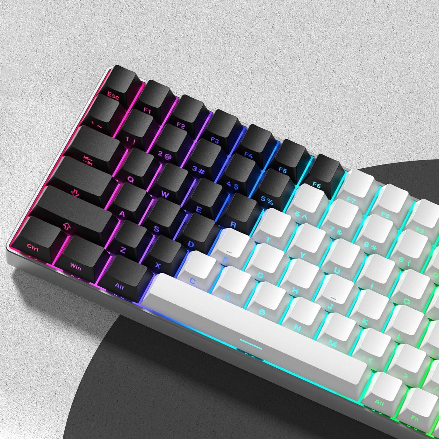 Amazon.com: dagaladoo Shine Through keycap,Double Shot PBT keycaps 60 ...