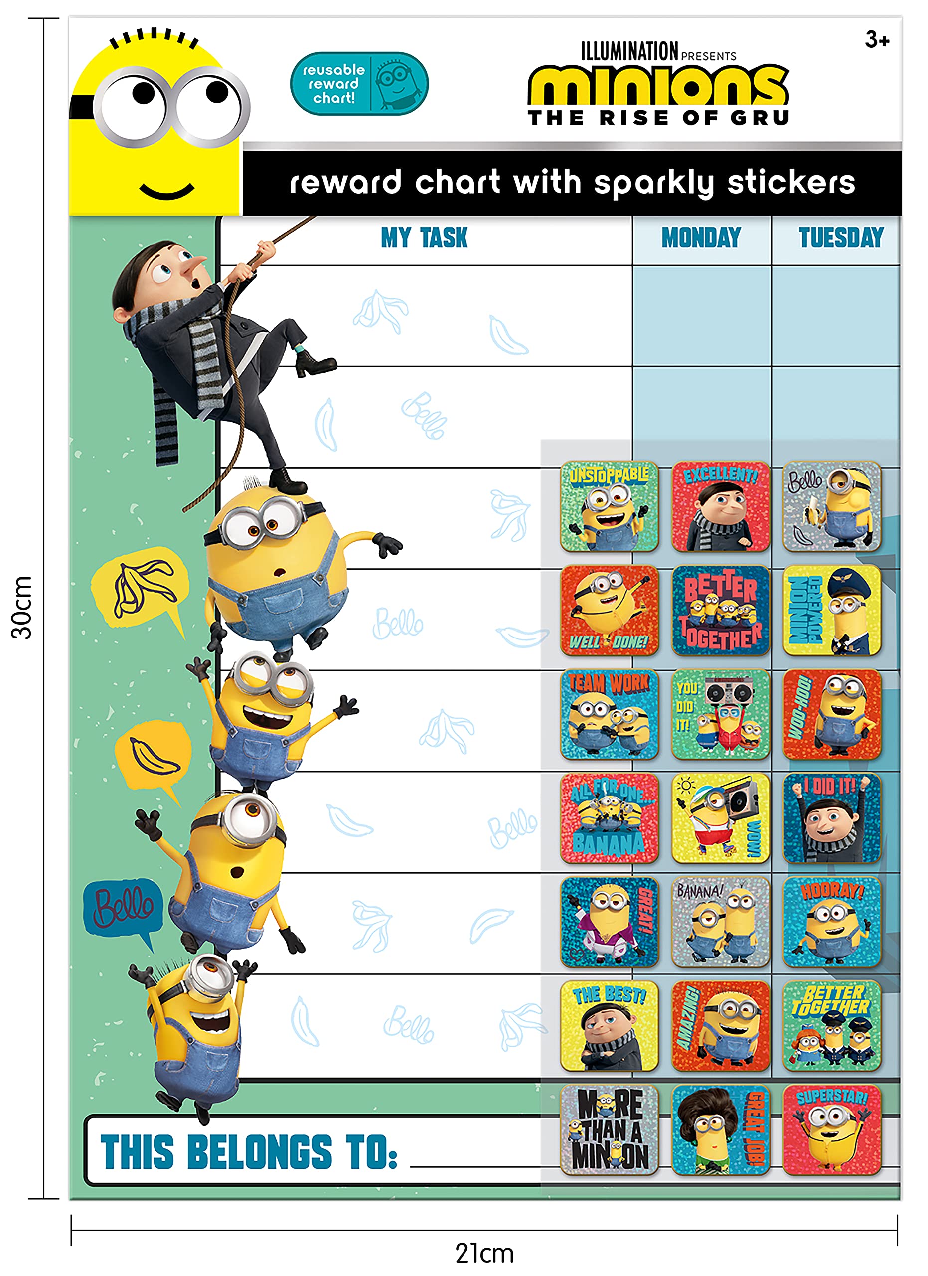 Minion Chore Chart Free Printable