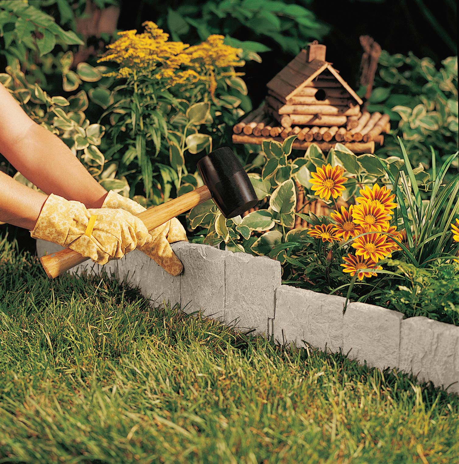 Suncast Flagstone Edging Suncast FSE10LT Edging, Flagstone