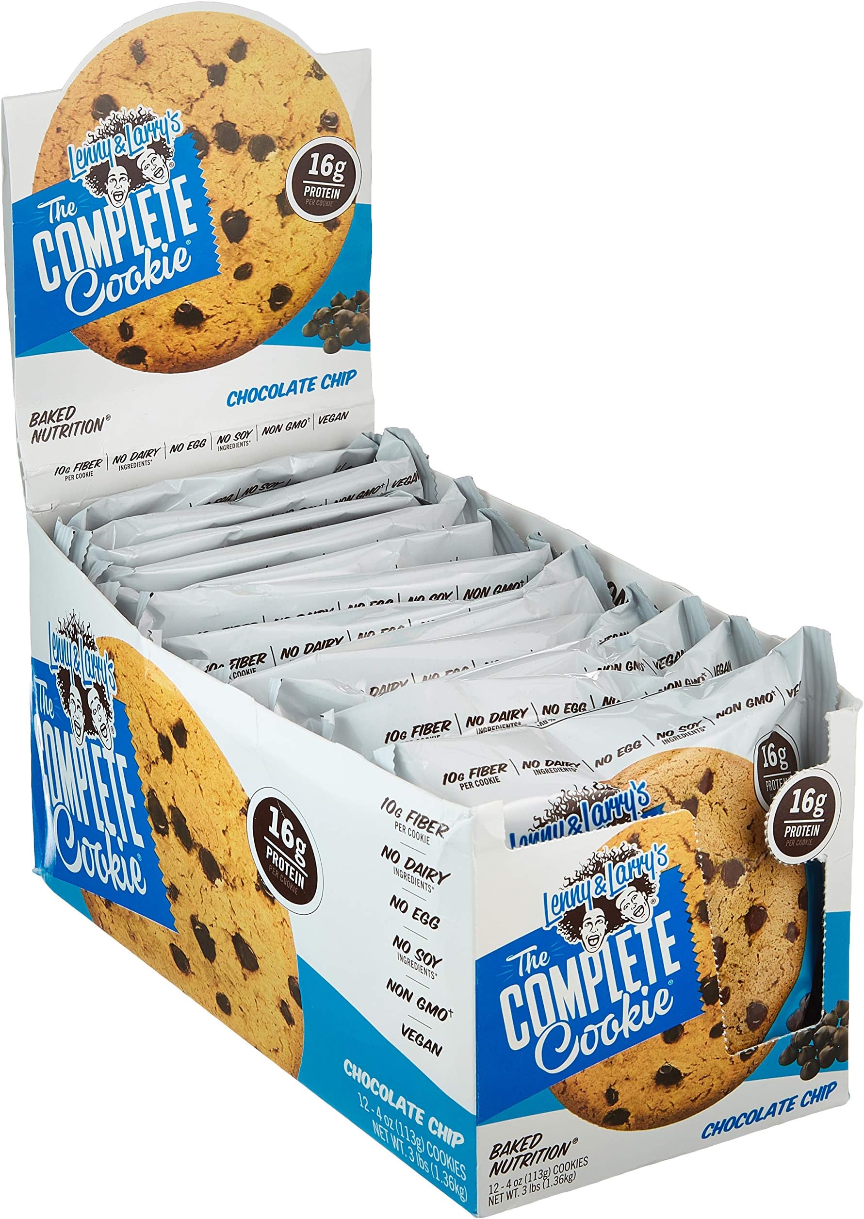 Amazon.com : Lenny & Larry's The Complete Cookie Snack Size, Chocolate ...
