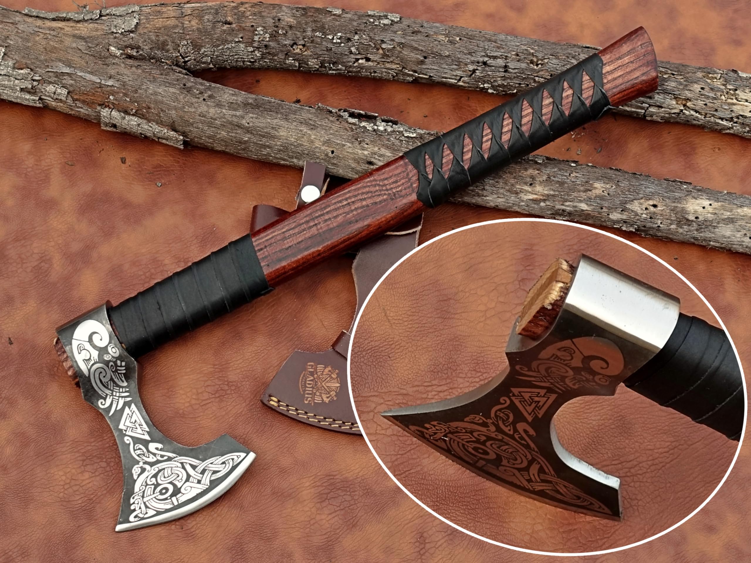 Amazon.com : GLADIUS CRAFTS | Exquisite Handmade Viking Axe - Ideal for ...