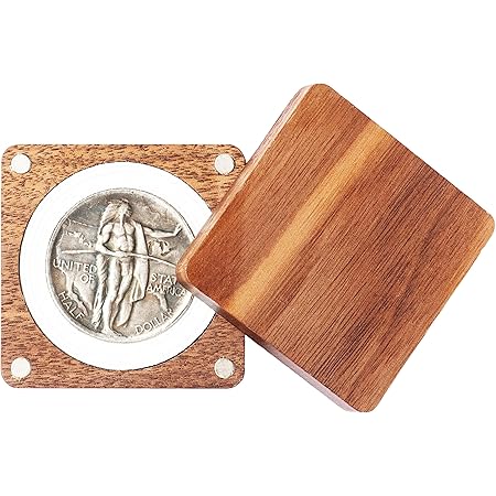 Amazon.com : Single Walnut Wood Challenge Coin Presentation Display ...
