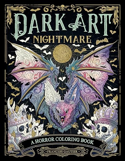 Dark Art Nightmare: A Horror Coloring Book (Dark Art Coloring): Amazon ...