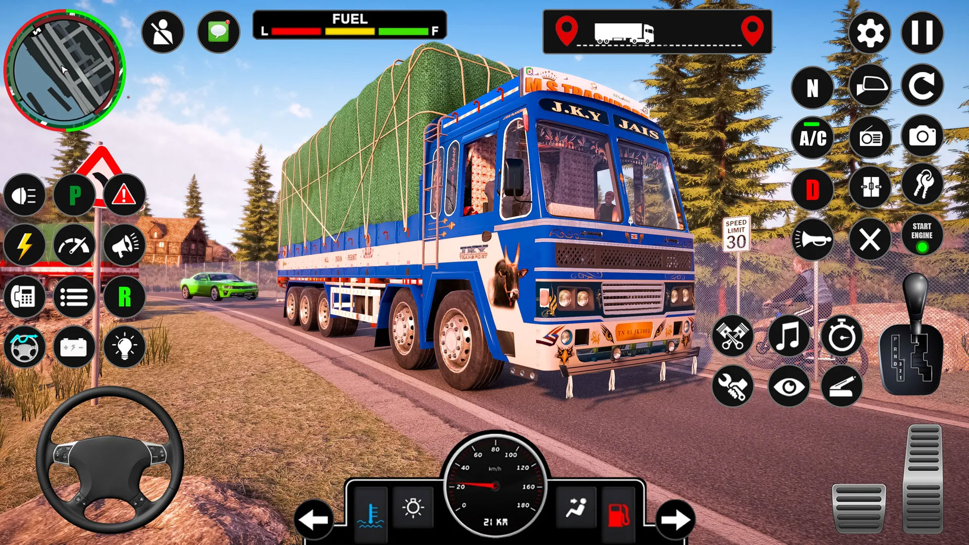 Indian Cargo Truck Driving Simulator Games Top Free Uphill Transporter ...